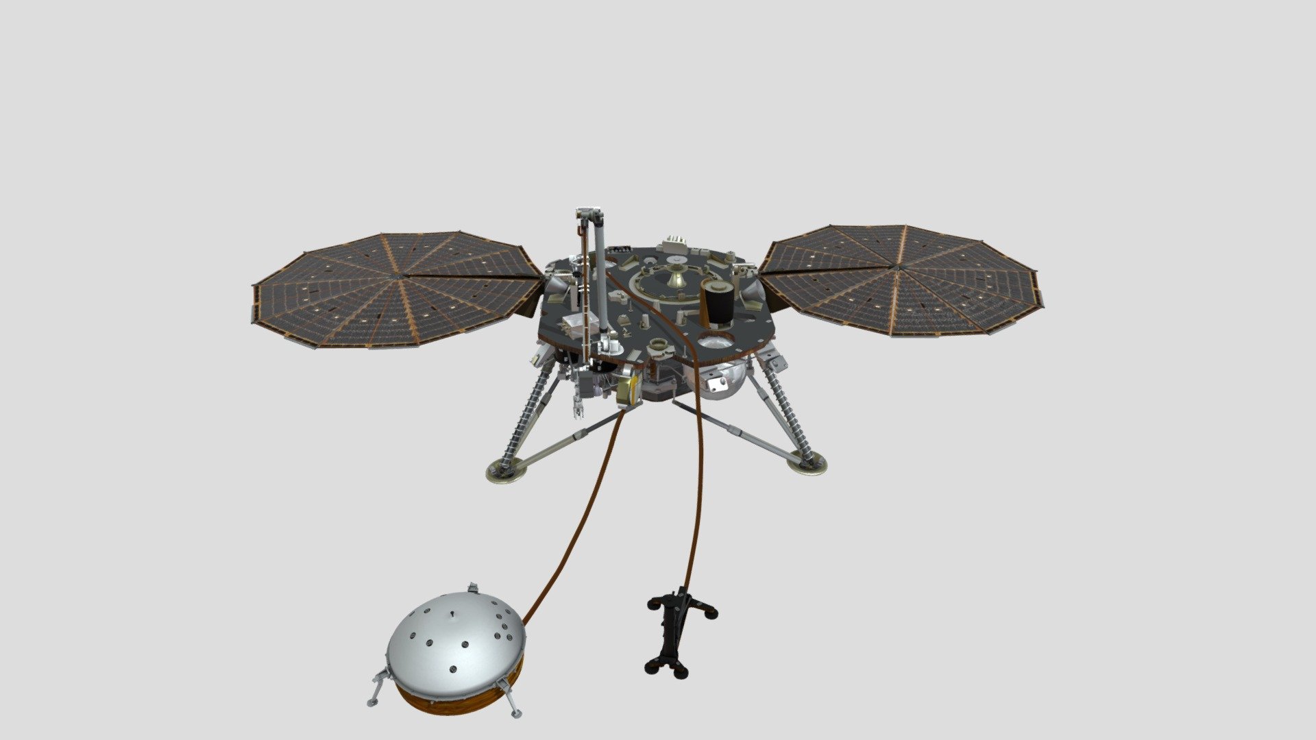 Insight lander - Download Free 3D model by Cybertron B-127 (@robo ...