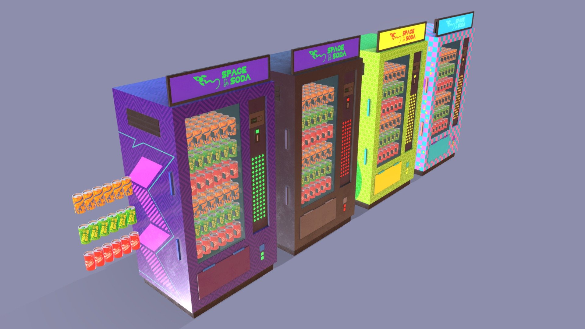 Vending Machine - Buy Royalty Free 3D model by Cristian Romero ...