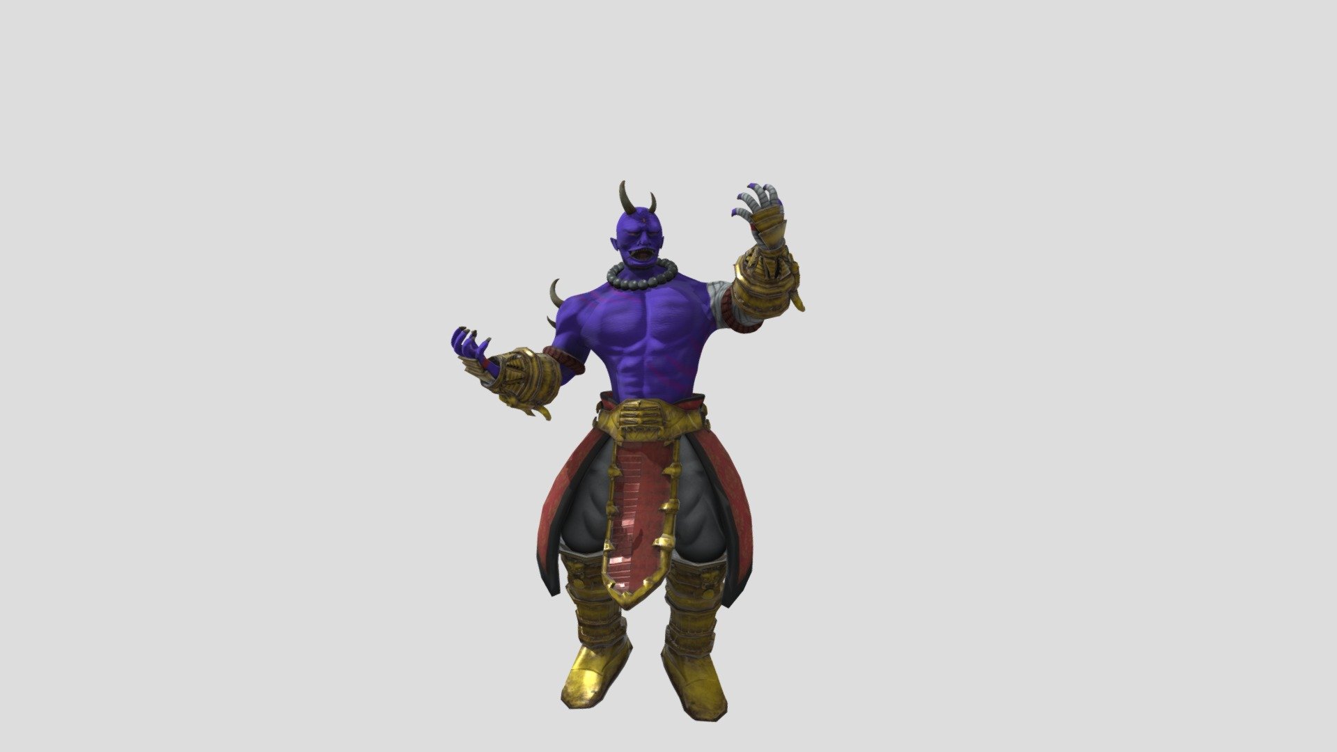 oni - Download Free 3D model by bradleywong [6136d56] - Sketchfab