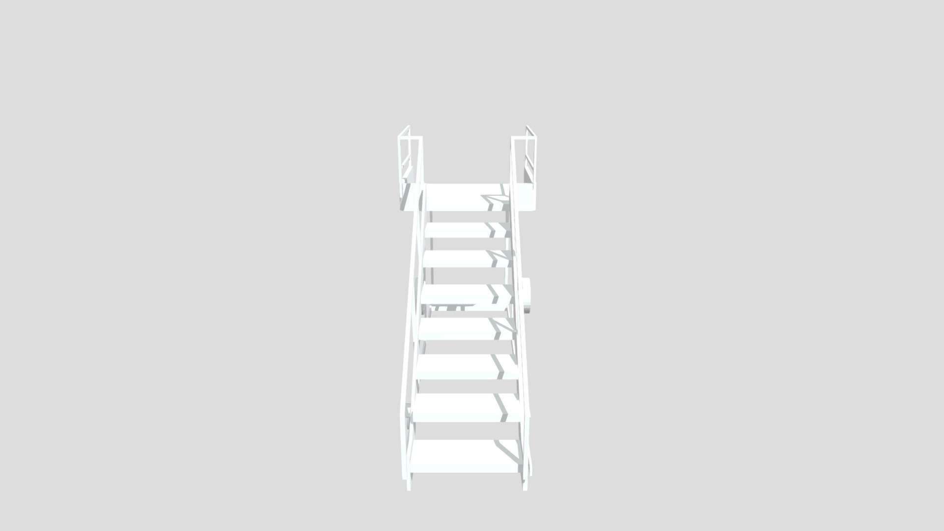 Unmotorised airstairs(less detailed) - Download Free 3D model by ...