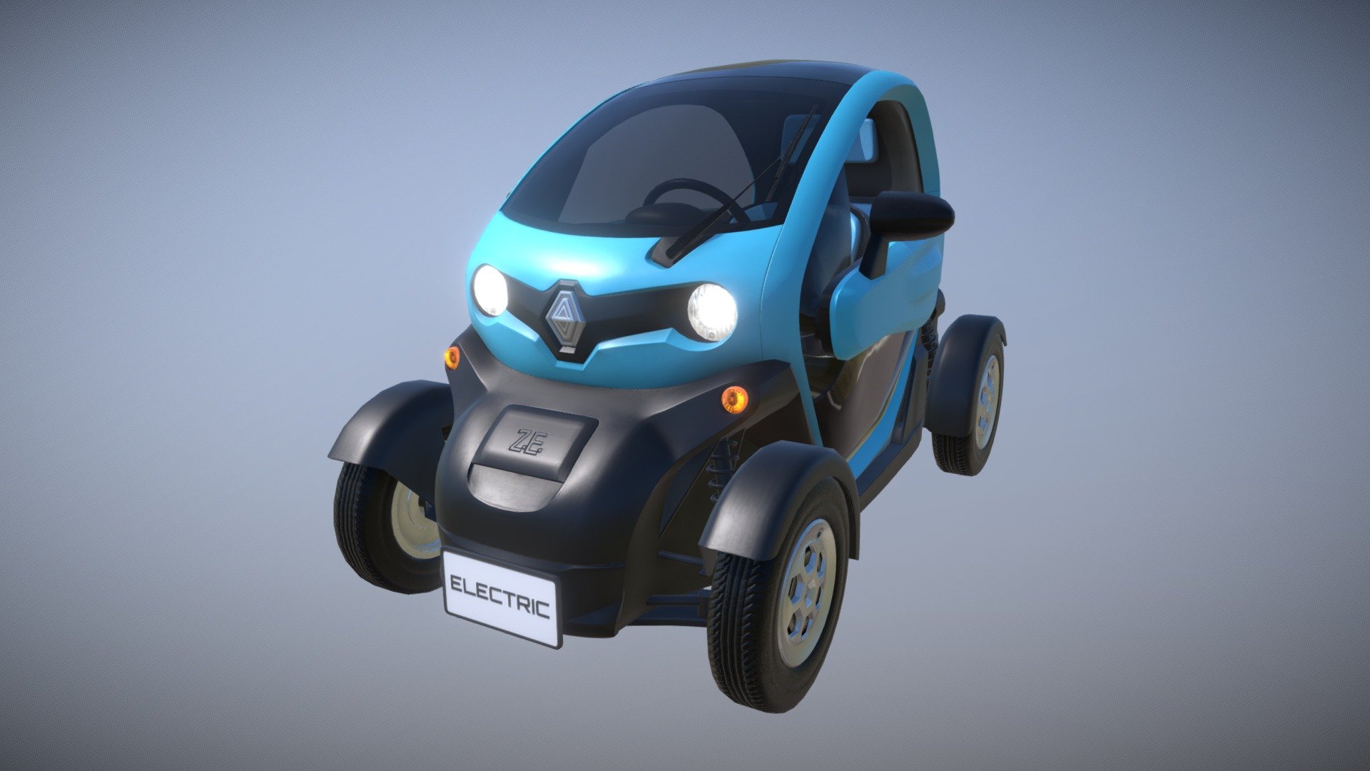 Electric Car - Buy Royalty Free 3D model by TGRAM [6138962] - Sketchfab ...