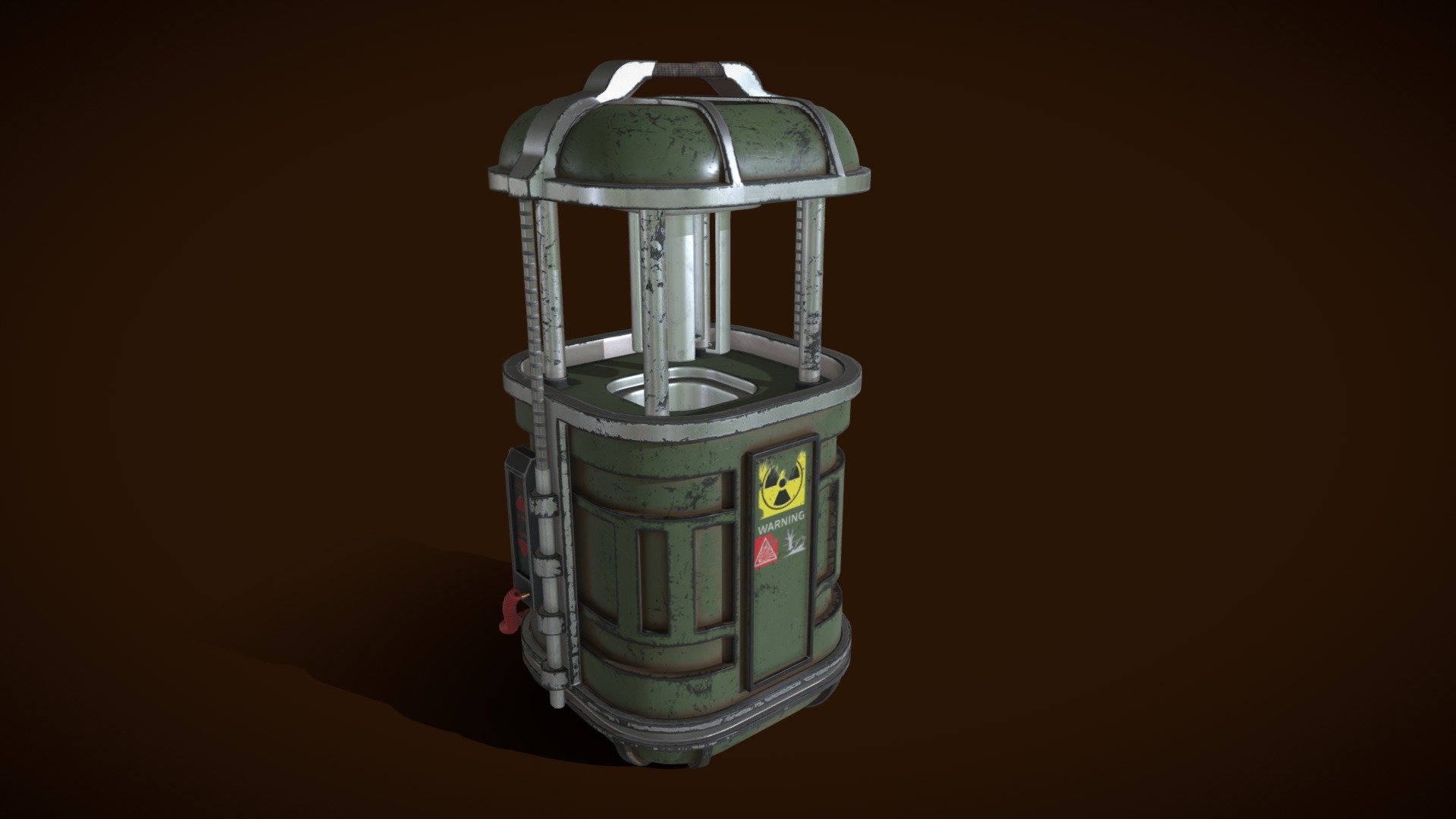 Nuclear waste cargo container - 3D model by Ebbo_Gyssels [6138cc1 ...