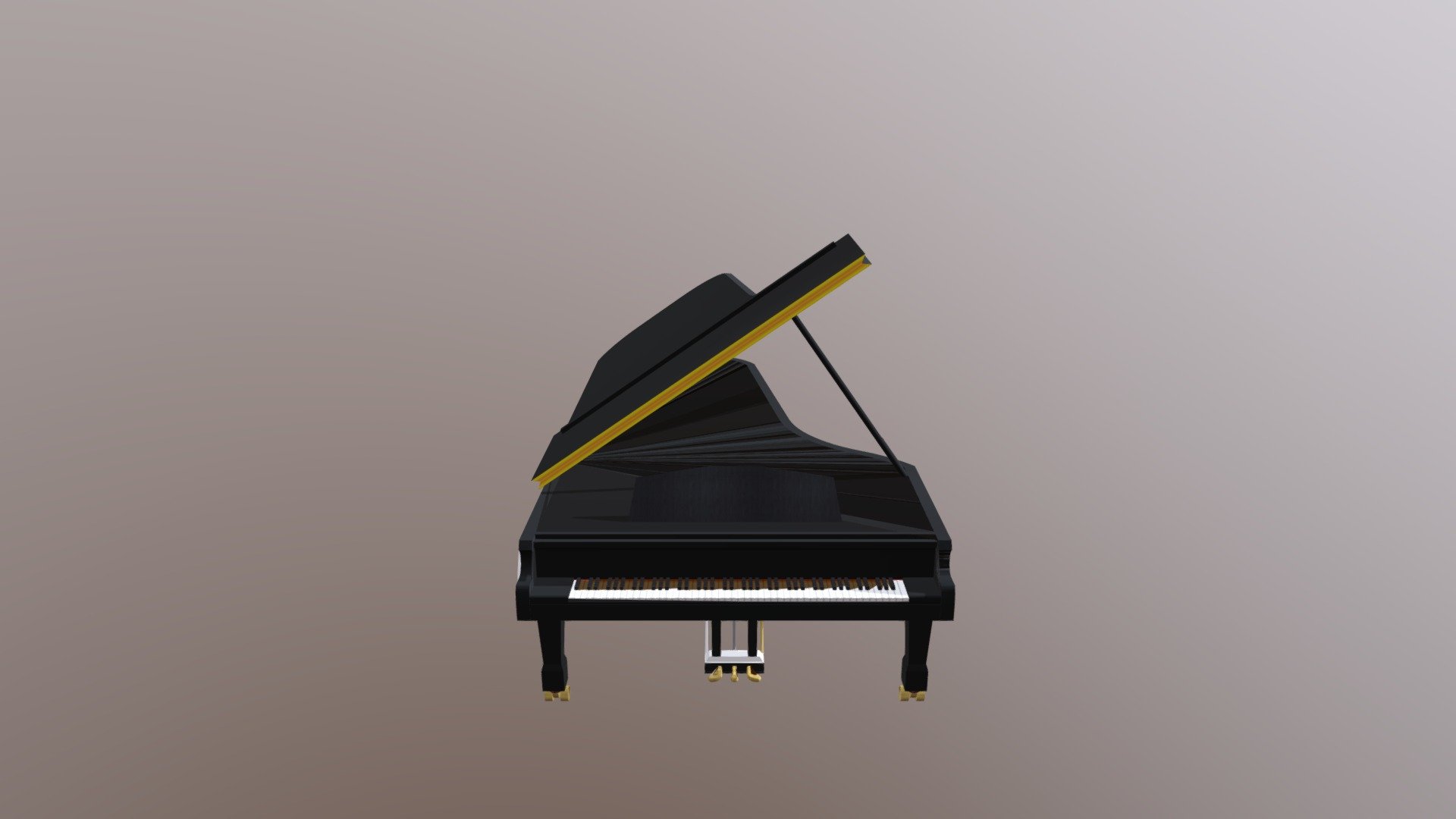 Grand-piano - 3D model by ravenbishop [613a0bf] - Sketchfab