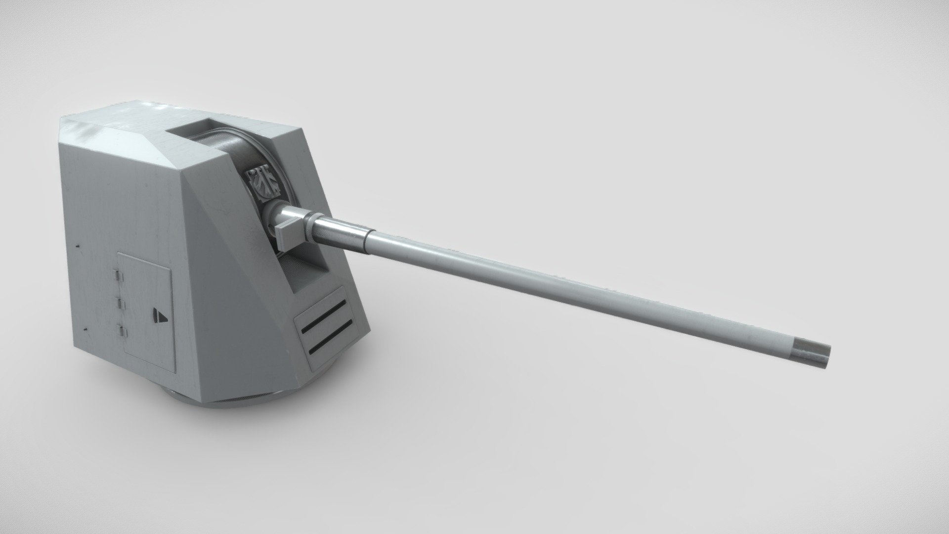 Mk45 mod4 - Buy Royalty Free 3D model by navalsystems1980 [613a511] - Sketchfab Store