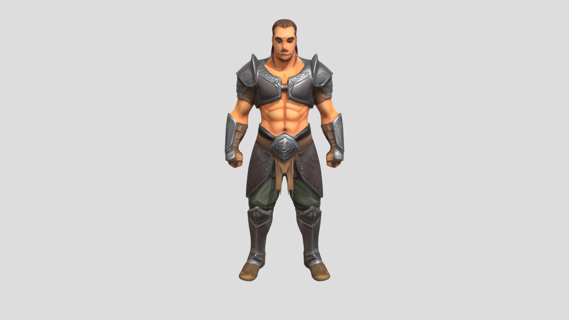 Armored fantasy warrior - 3D model by eduardolyma211 [613ae29] - Sketchfab