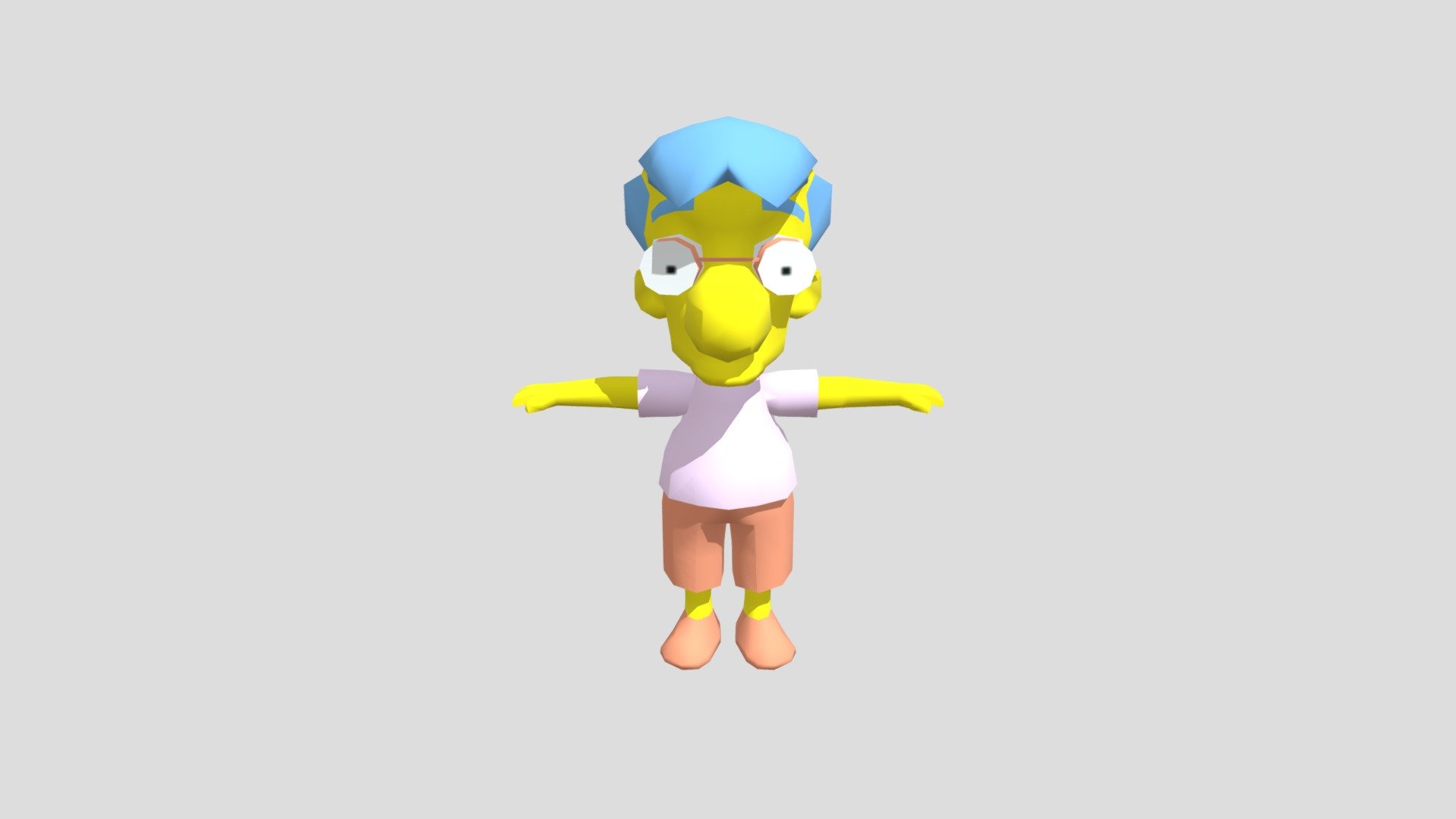 Milhouse - Download Free 3D model by patrick.ambrose2840 [613b2b3 ...