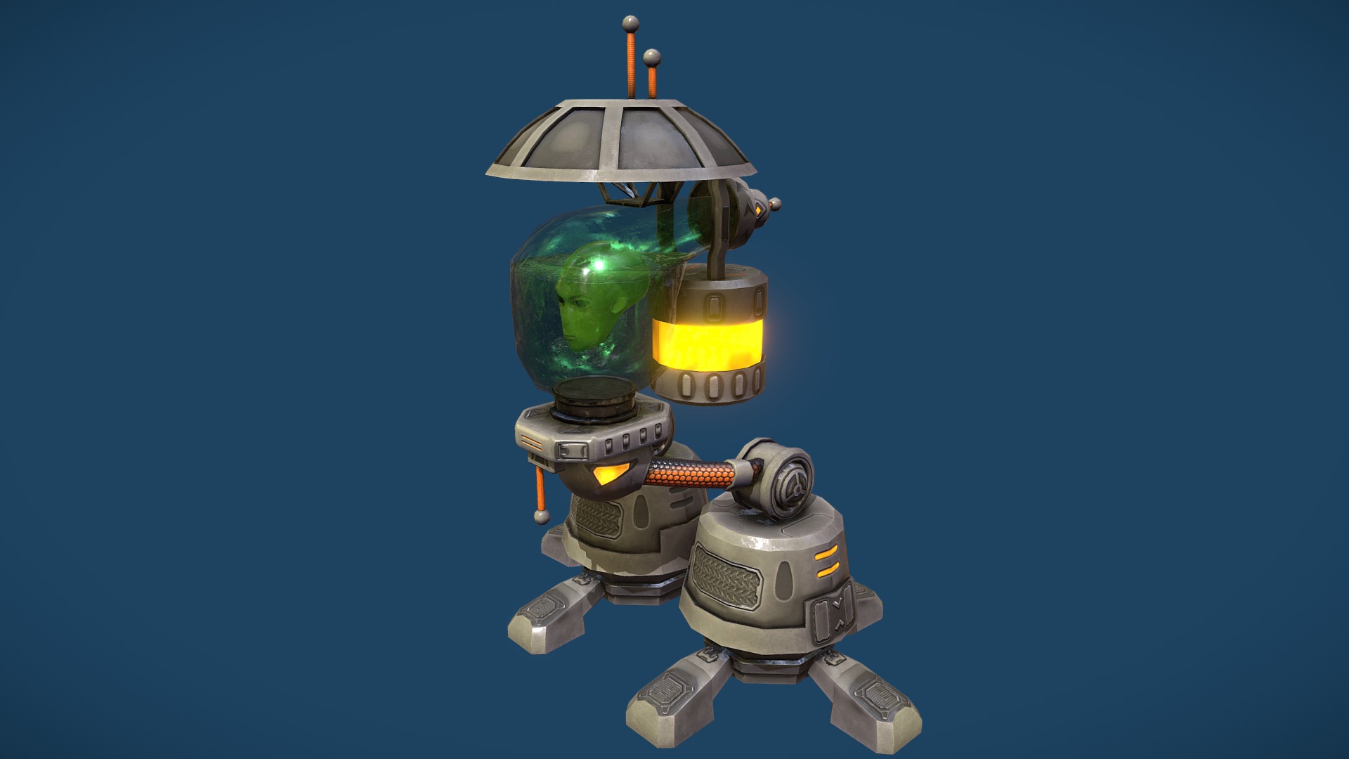 Mecha Alien Robot 3 - Buy Royalty Free 3D model by Chirag ...