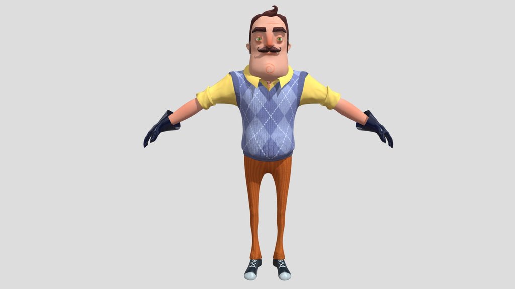 Hello Neighbor A 3D Model Collection By Morsita Sketchfab