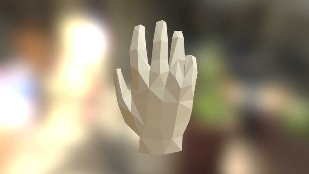 Hand (Low Poly) - 3D model by JvW (@holypaashaas95) [613d9e7] - Sketchfab