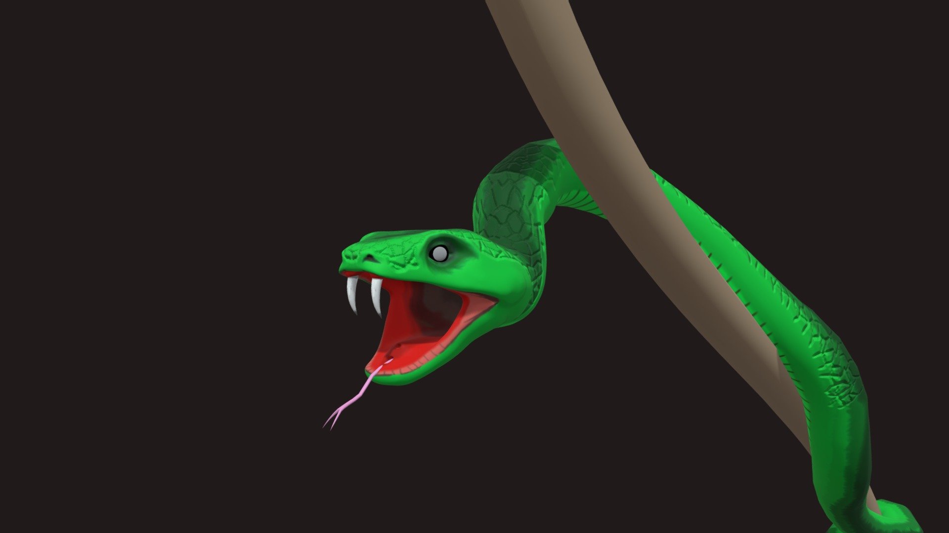 snake - 3D model by TiqKai (@hadiamirudin) [613da2c] - Sketchfab