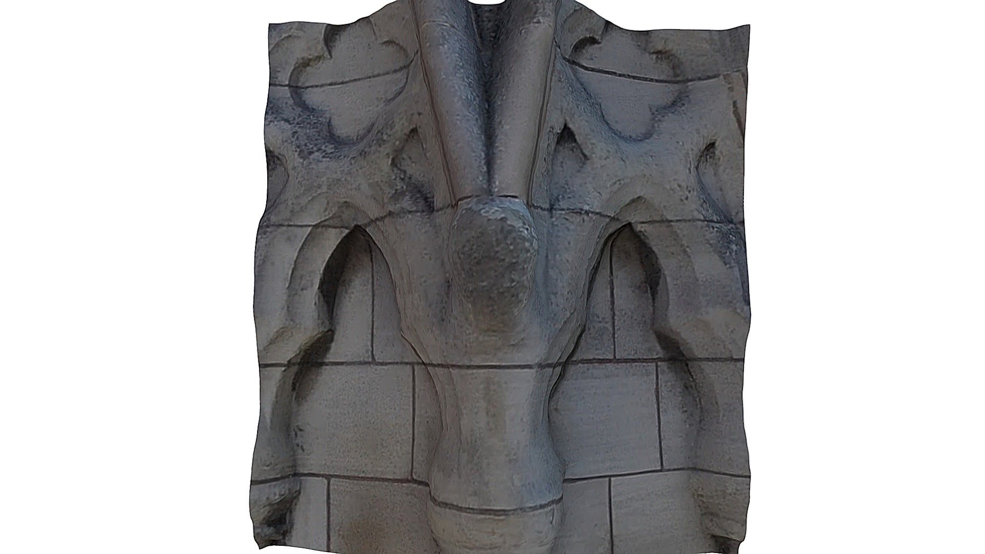 Weathered label stop 2 C19th* - 3D model by Rochester Cathedral ...