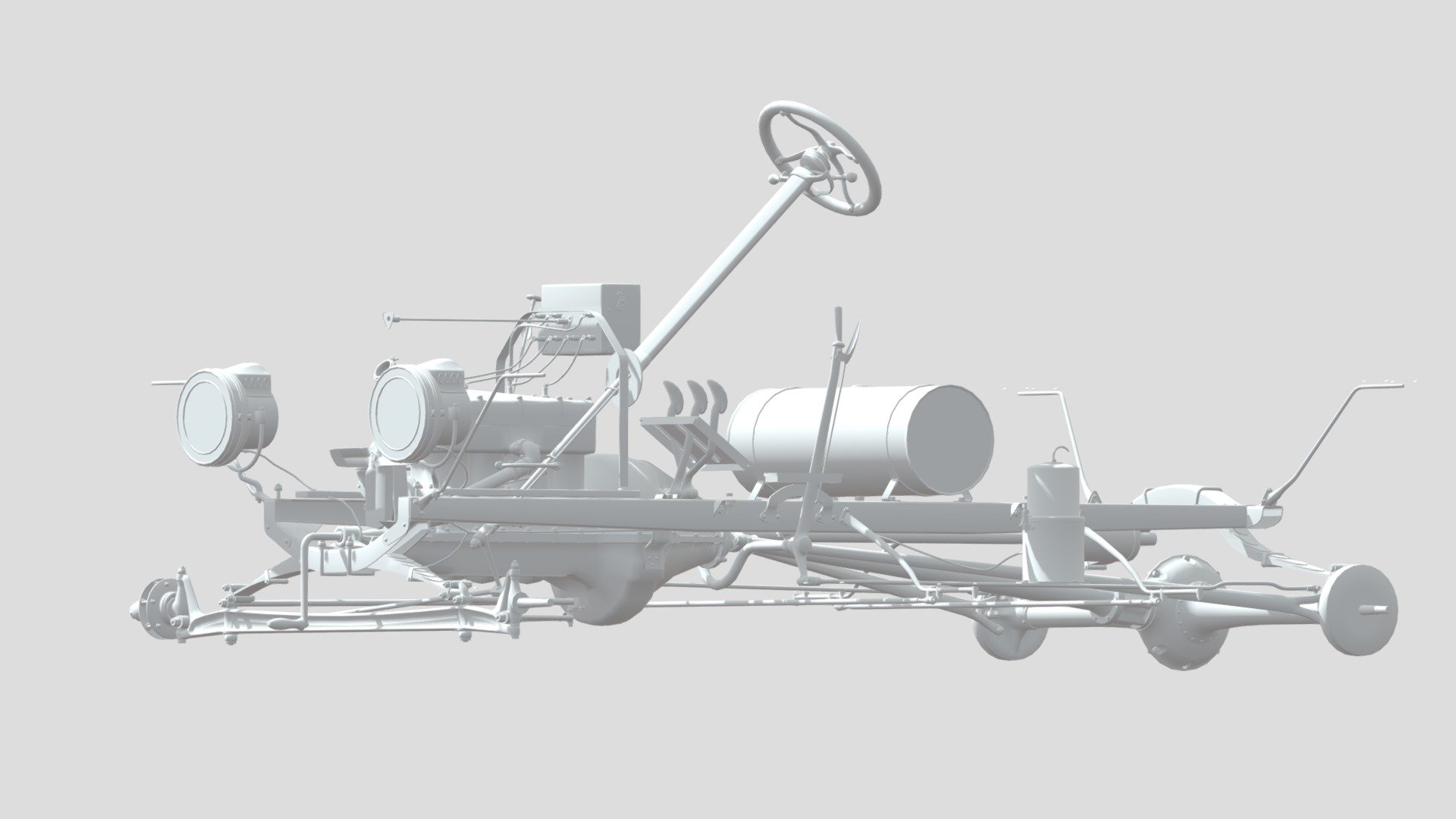 1913 Ford Model T Frame - 3D model by Lucas Lockhart (@Lucas_Lockhart18 ...
