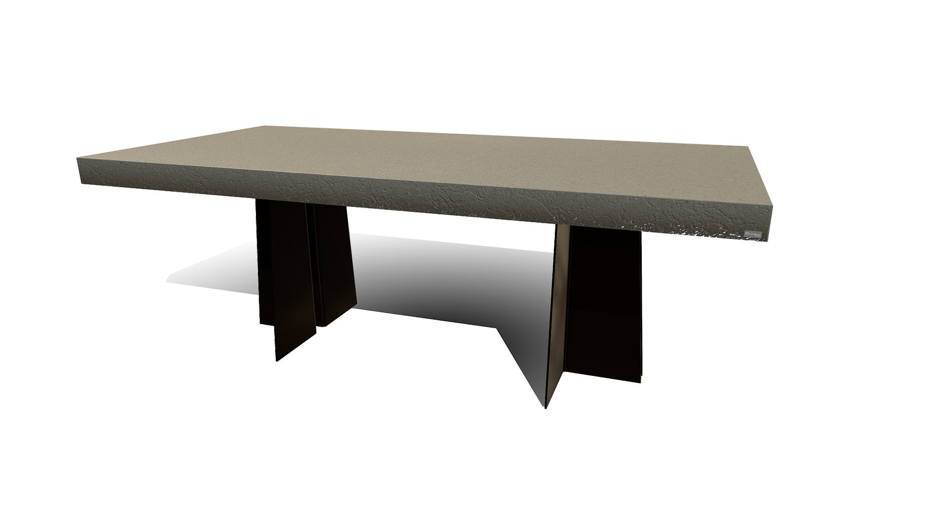 Trueform Mesa Custom Concrete Table - 3D model by 🔥Modofire (@Modofire ...