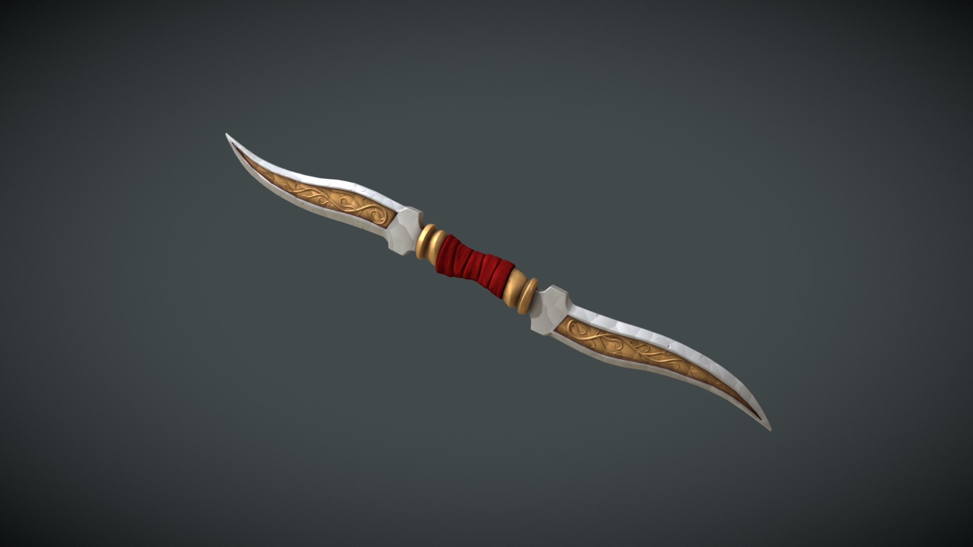 DOUBLE DAGGER game asset - 3D model by B3nD [6140ee4] - Sketchfab