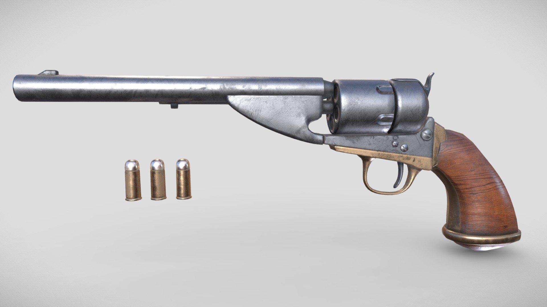 Outlaw Revolver - Buy Royalty Free 3D model by Jaton24 [6141670 ...