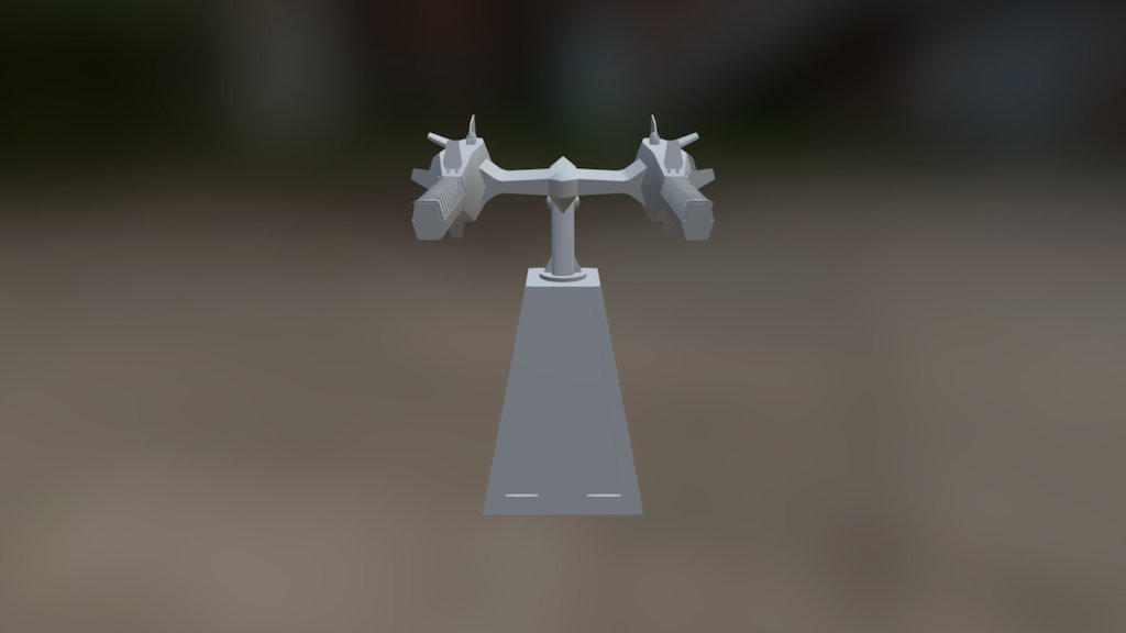 Purdue Tower Defense - Basic Tower Low Poly - 3D model by Dana Muenter ...