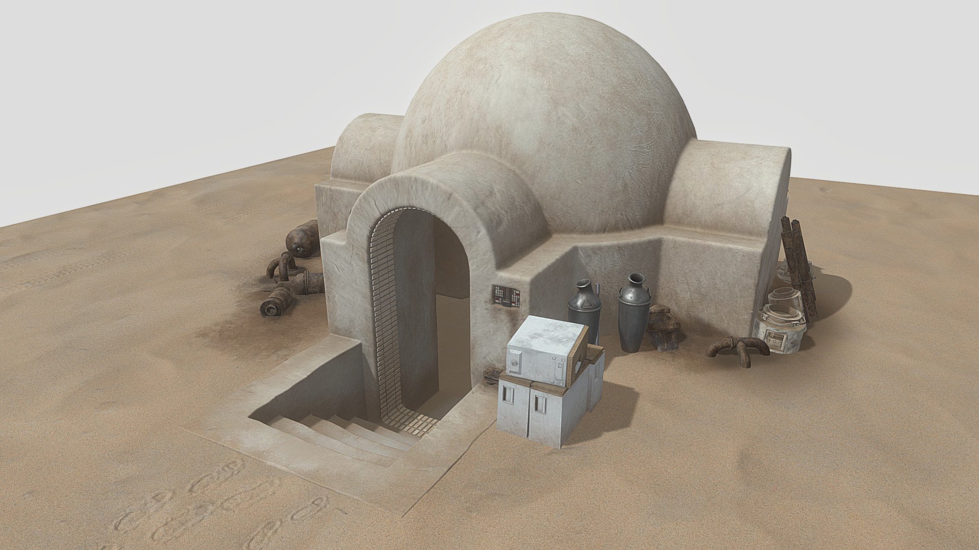 Star Wars The Lars Homestead - Download Free 3D model by tegnemaskin ...