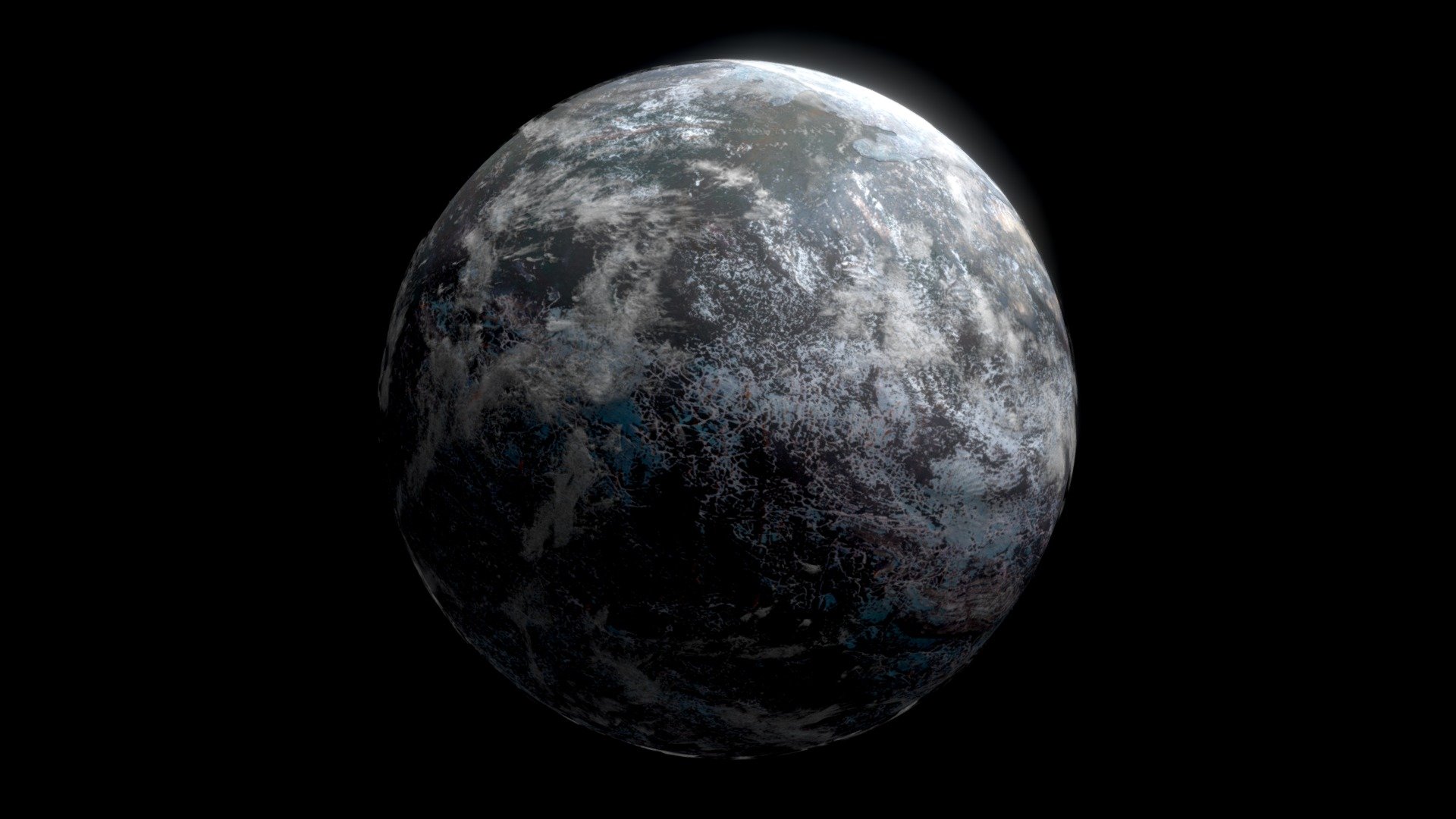 PBR Frozen Planet 5 - 8K Textures - Buy Royalty Free 3D model by ...