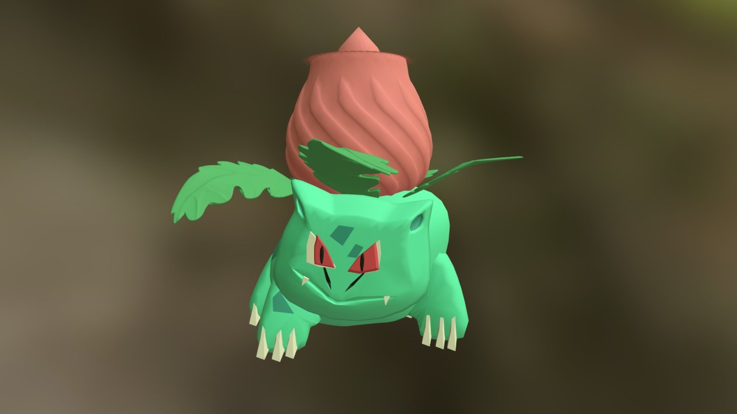 Ivysaur - 3D model by gioiarobert5 [614611f] - Sketchfab