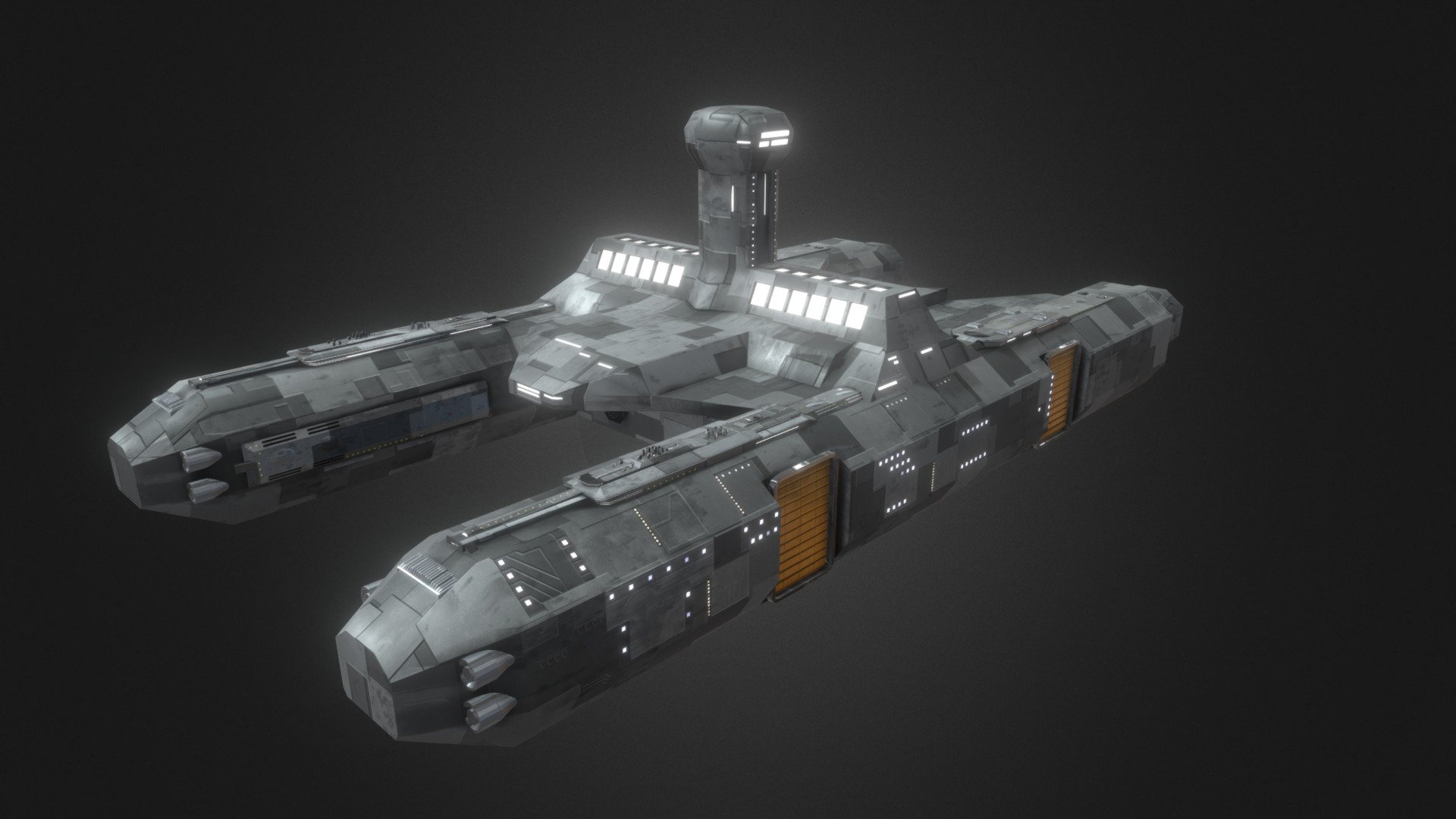 Space Prison Proto - 3D model by m4cgregor [6146984] - Sketchfab