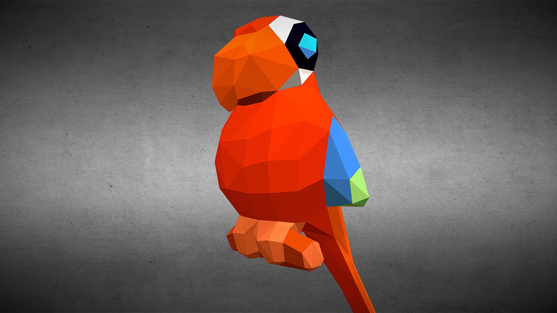 Parrot - Download Free 3D model by AdrianXY [61470f0] - Sketchfab