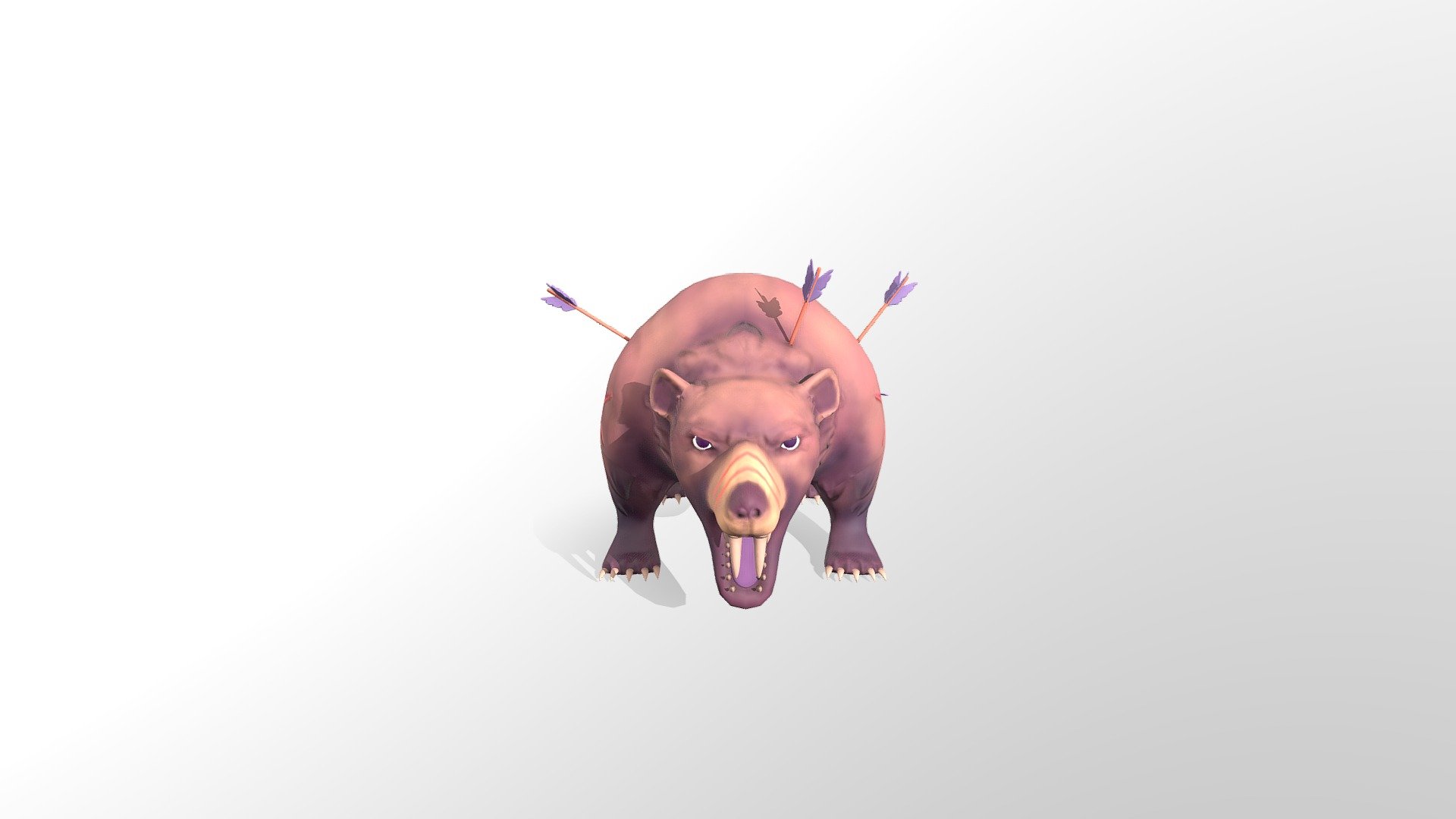 Stylized Bear Low Poly Model - 3D model by nereplas [614734e] - Sketchfab