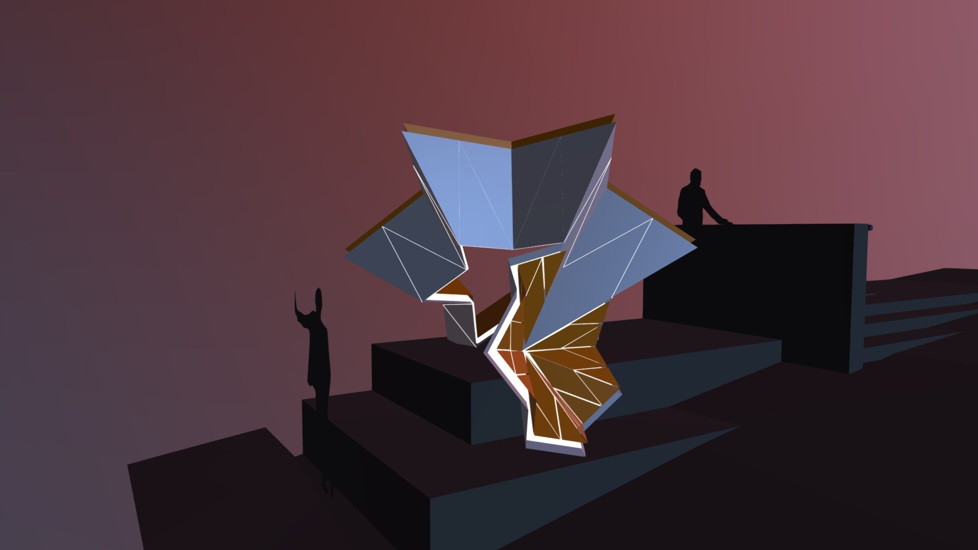 Paper folding - 3D model by kyrreand [614848e] - Sketchfab
