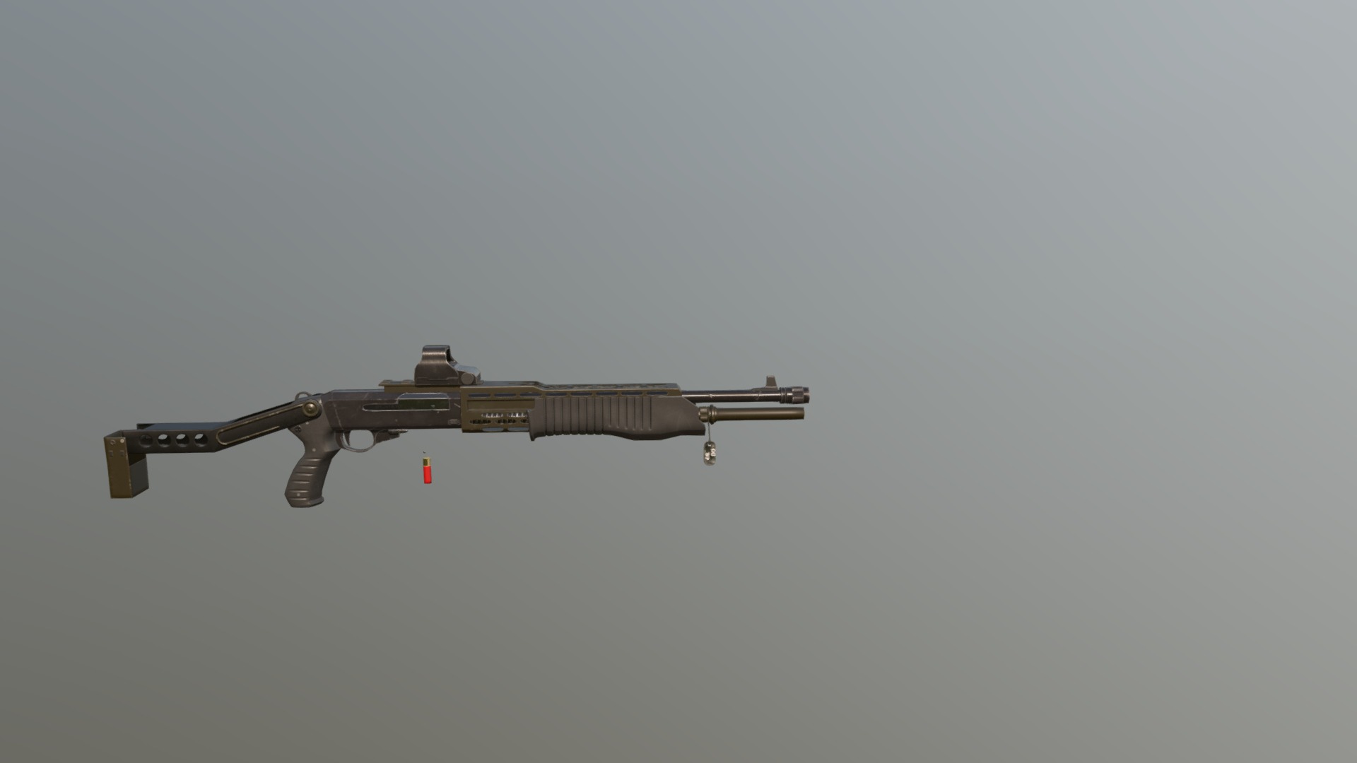 Spas - 12 Shotgun - 3D model by DanLord3D [61493f1] - Sketchfab