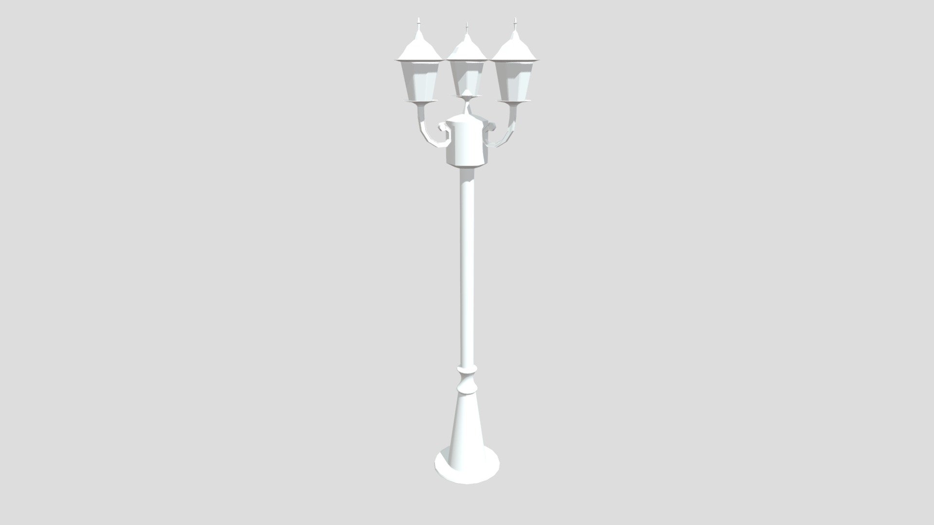 Lamp Post - Download Free 3D model by Adam (@adamskelecoot) [614aaf1 ...