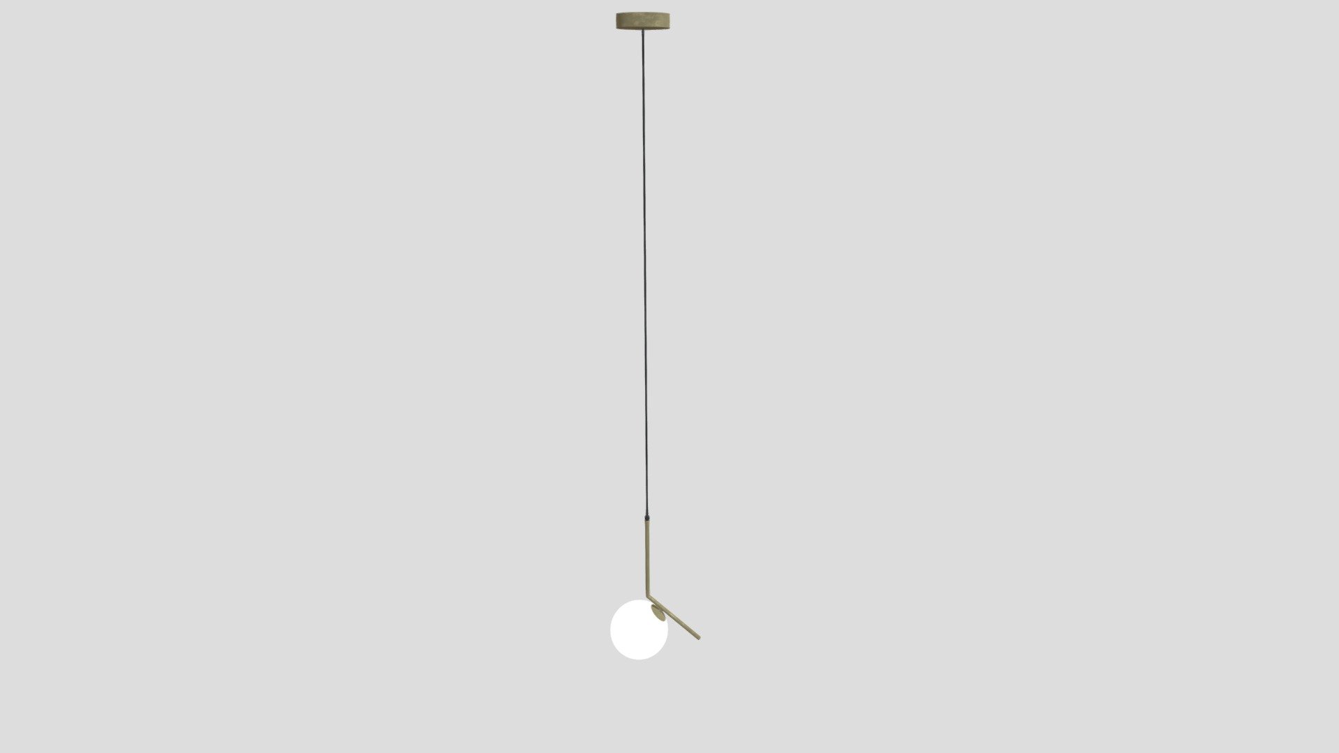 Modern moon pendant light 03 - 3D model by robsonassets [614cfe5 ...