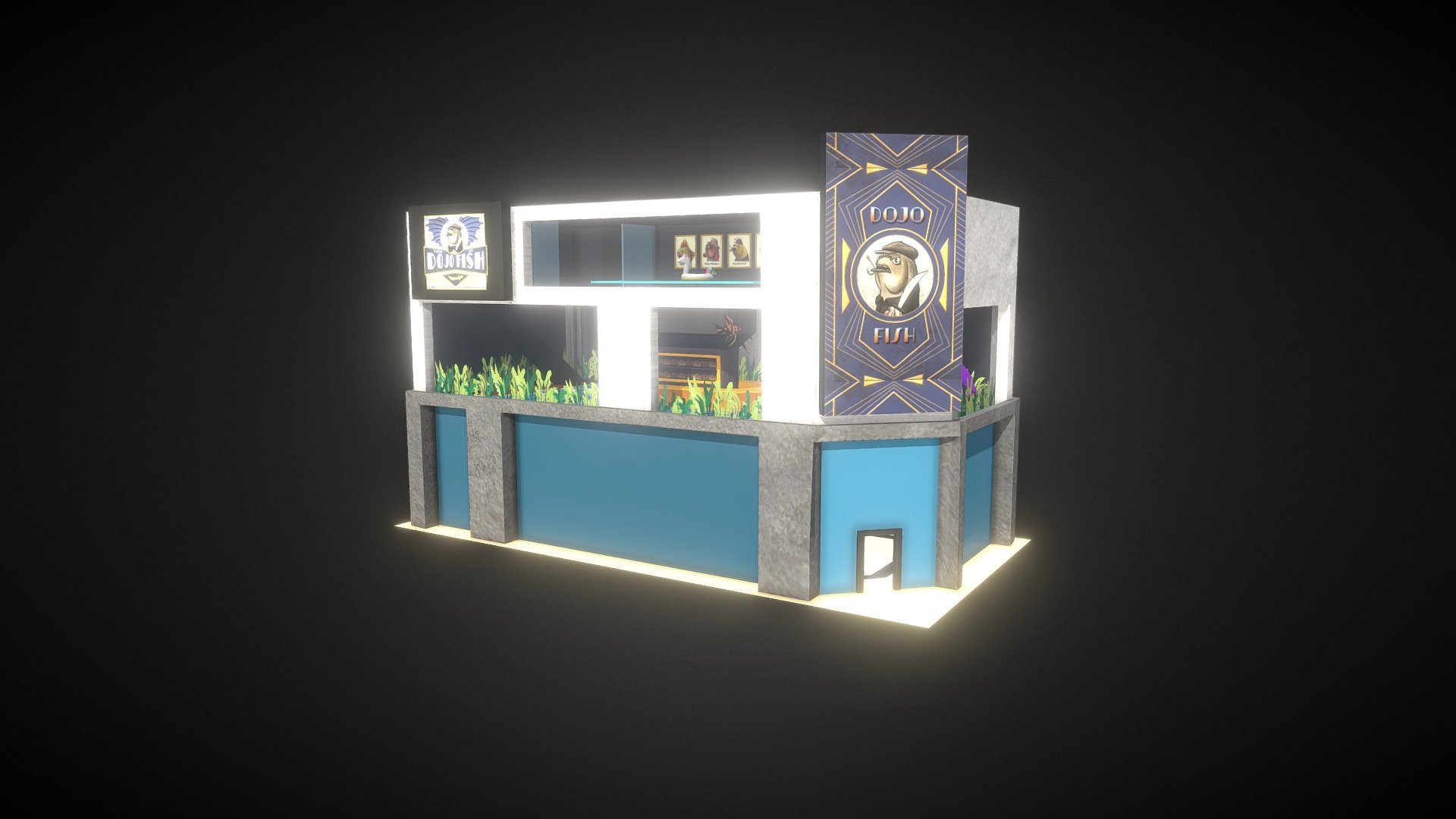 Dojo Build Display - 3D model by SangoOfTheEast [614dee5] - Sketchfab