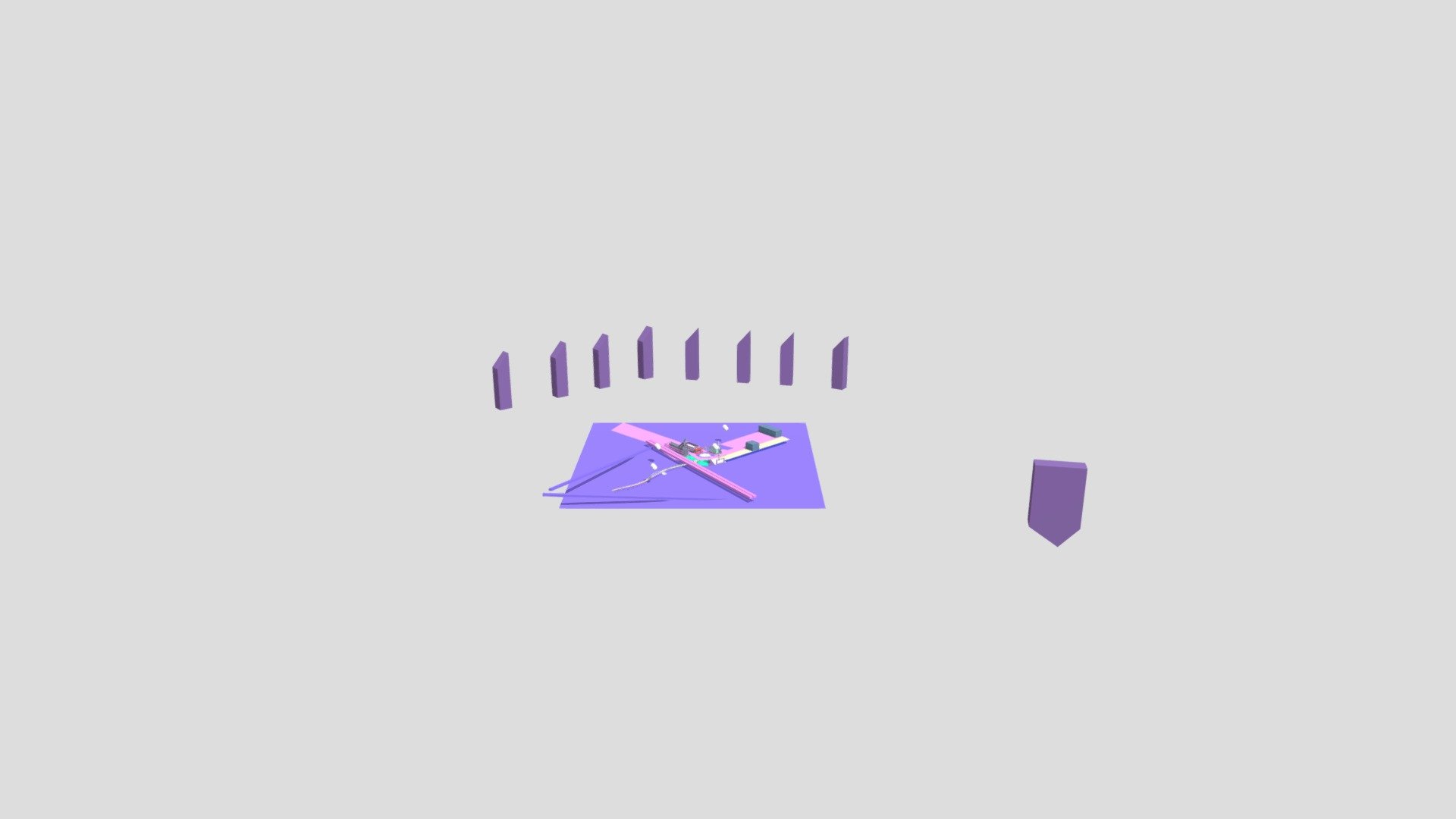 Stylized Home Enviroment Mat Per Object 24 - Download Free 3D model by ...