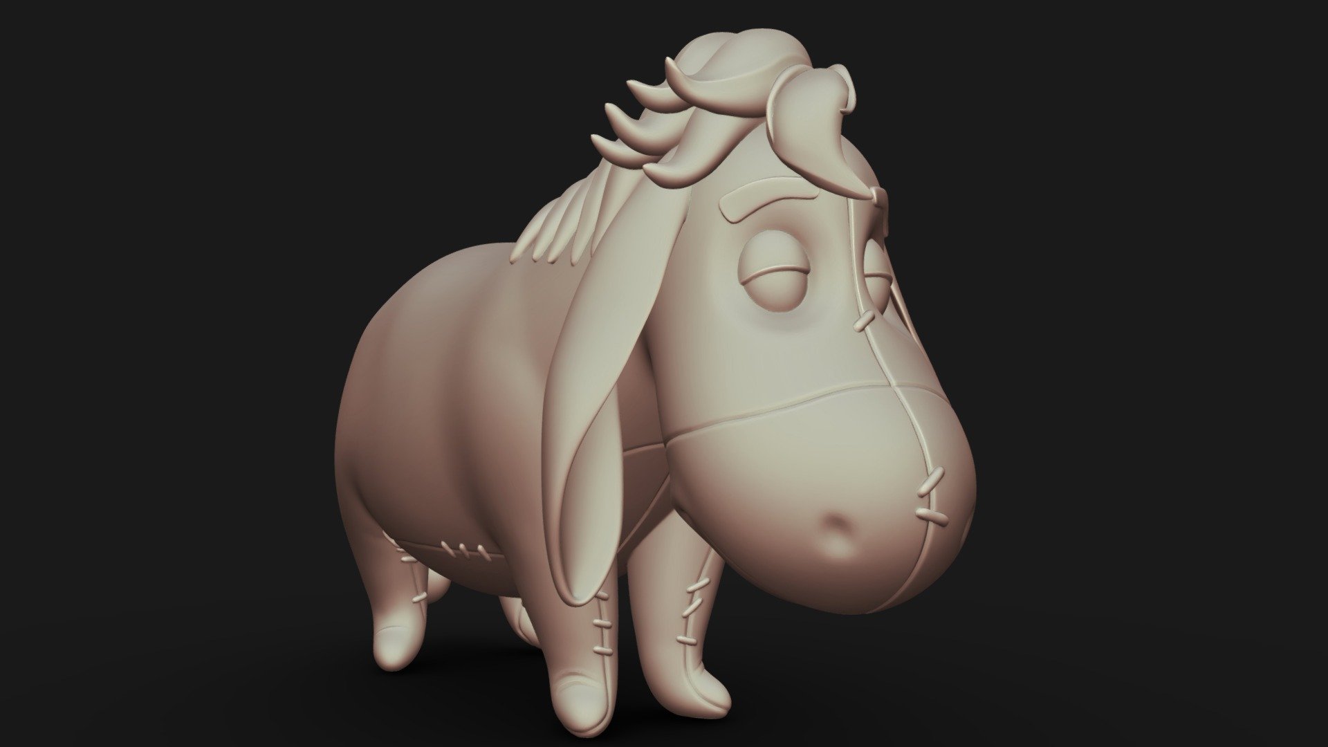 EEYORE winnie pooh - Buy Royalty Free 3D model by yogi_sandhi [614f260] - Sketchfab Store