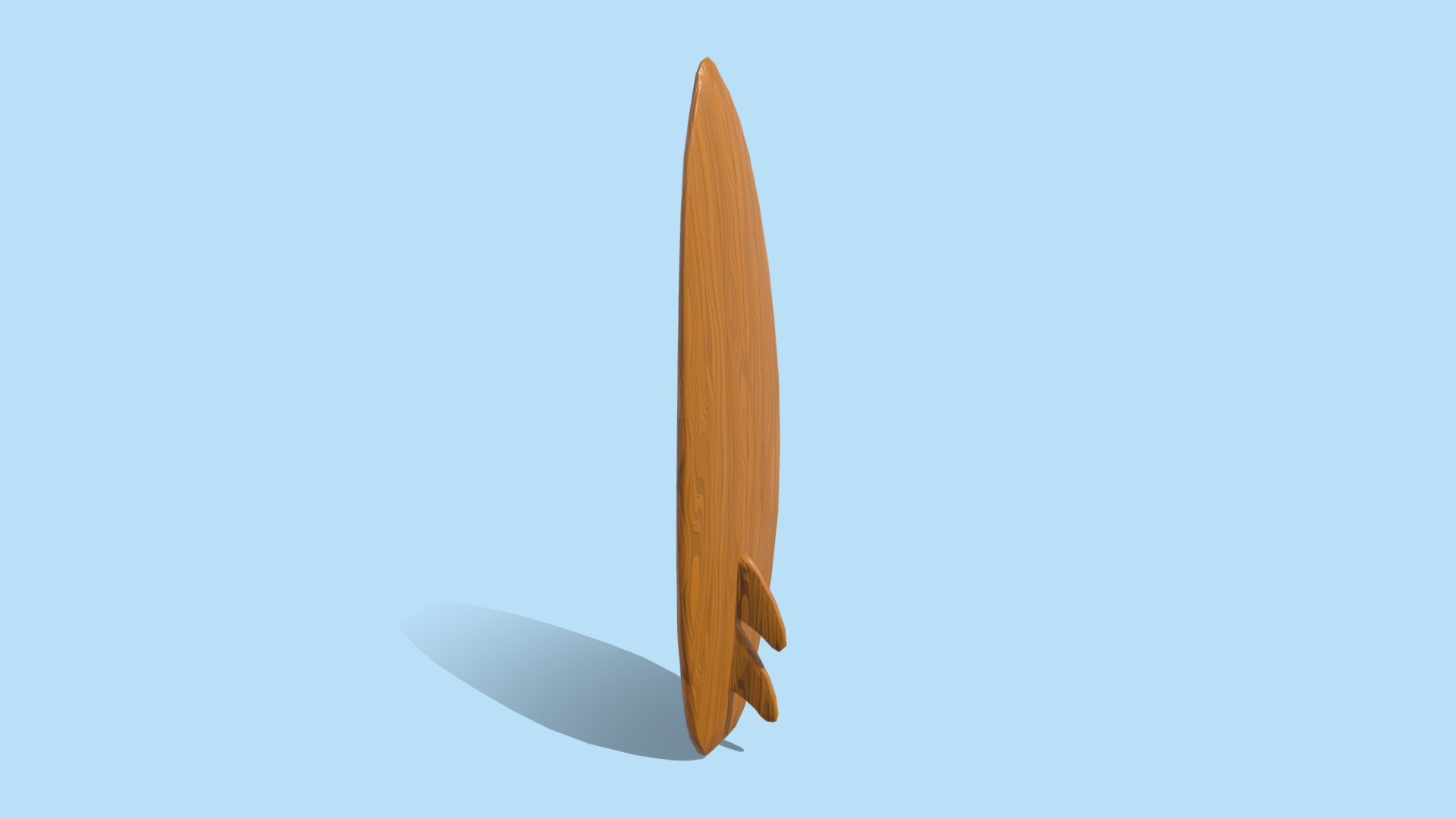 Wooden Surfboard Asset - Download Free 3D model by beelur (@beeiur ...