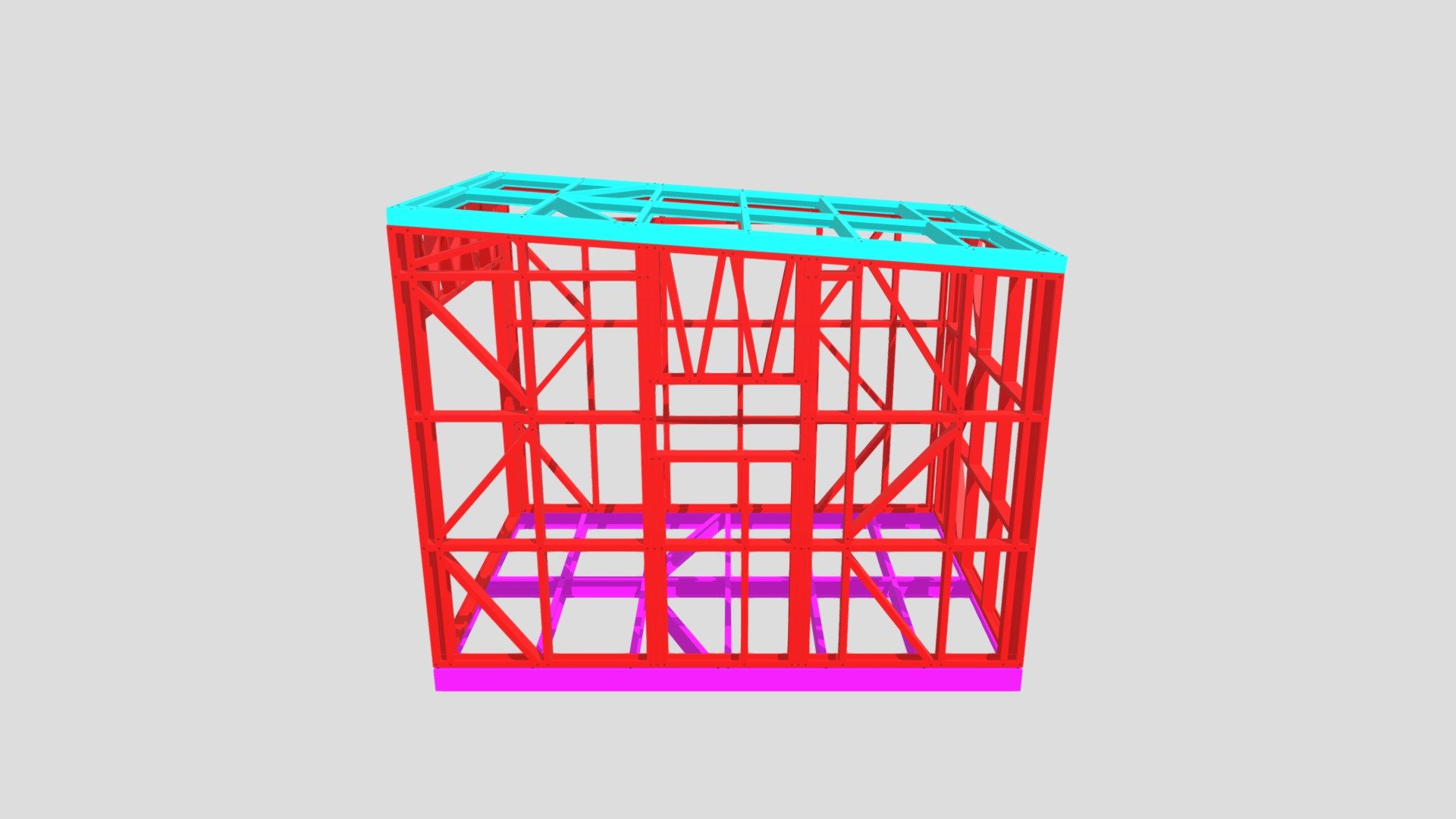 TJ Carr: Cabin - 2.4m x 3.6m - Download Free 3D model by Steel Frame ...