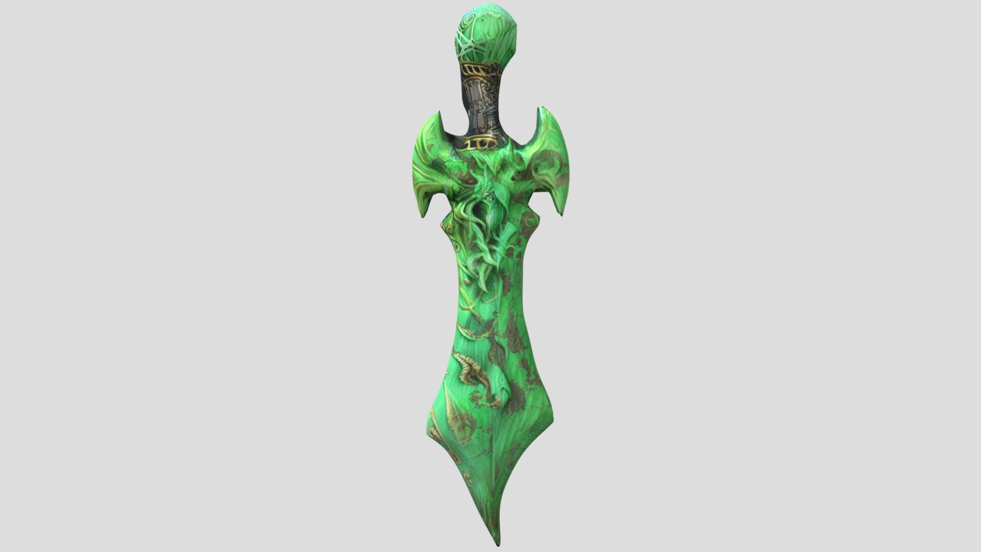 Cthulhu Stylized Sword 2 - Download Free 3D model by UC-Rajat [61515bf ...