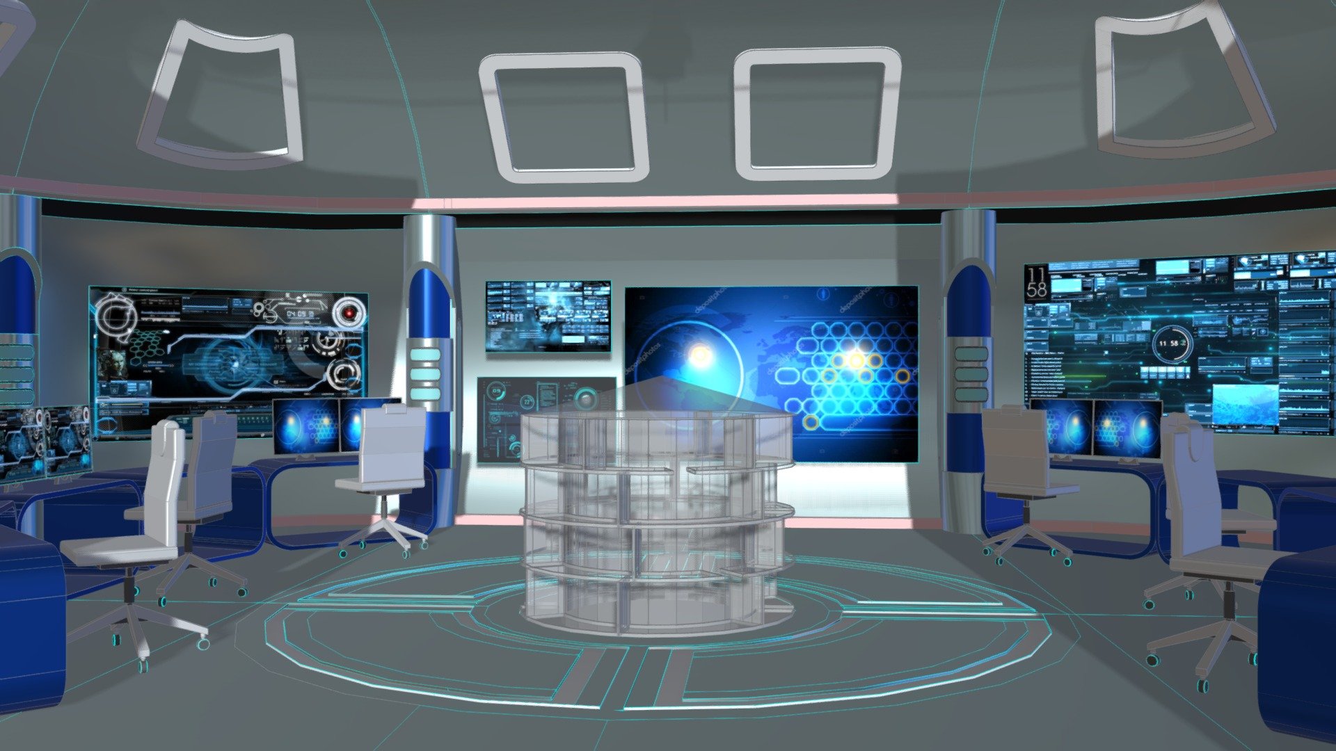 Controlcenter - 3D model by Miguelangelo Rosario (@miguelangelo2k ...