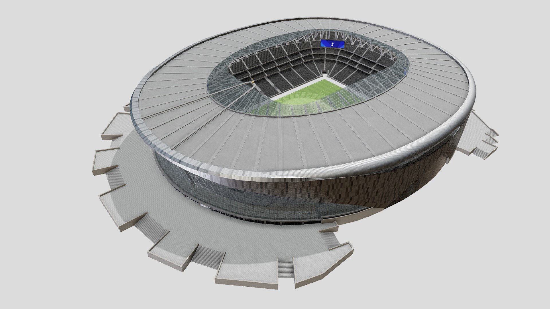 Tottenham Hotspur Stadium - Buy Royalty Free 3D model by Macwelshman ...
