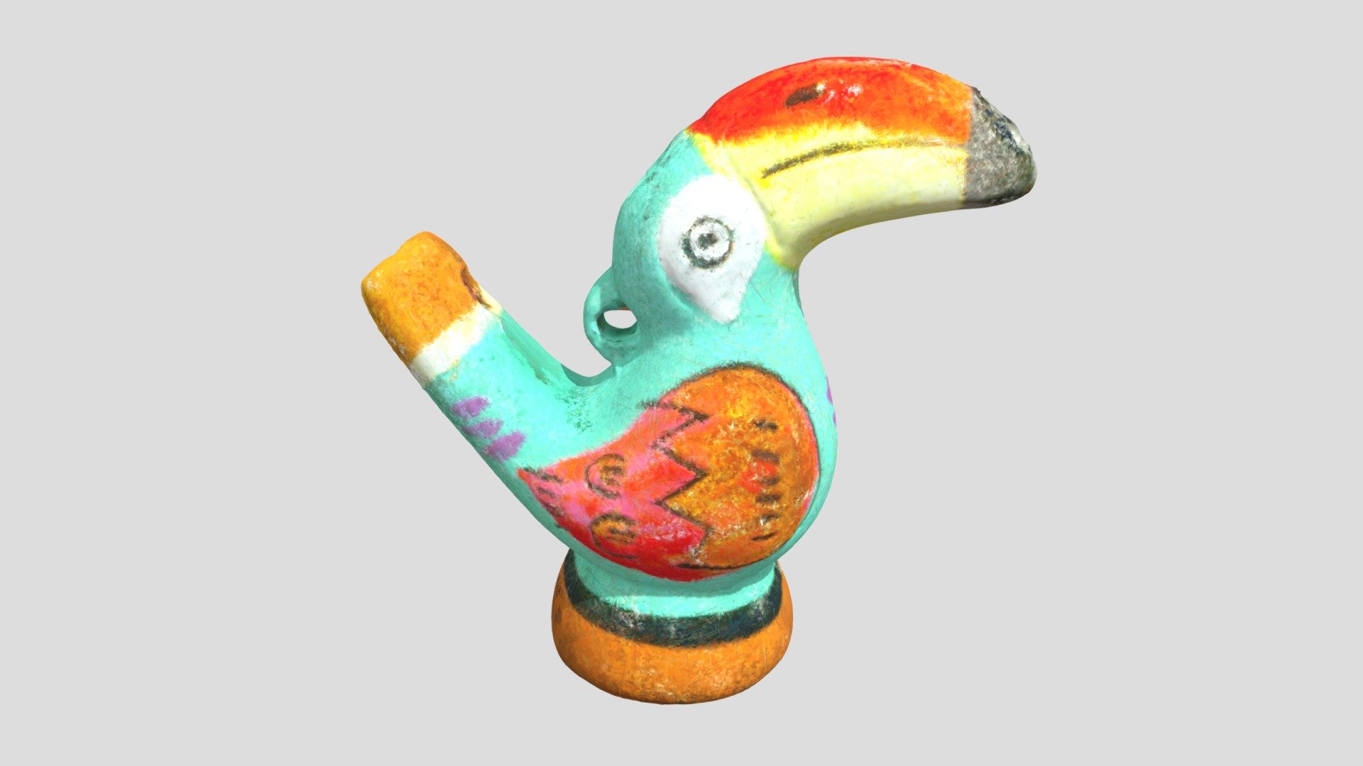 Parrot Whistle (VCU_3D_5195) - Download Free 3D model by Virtual ...