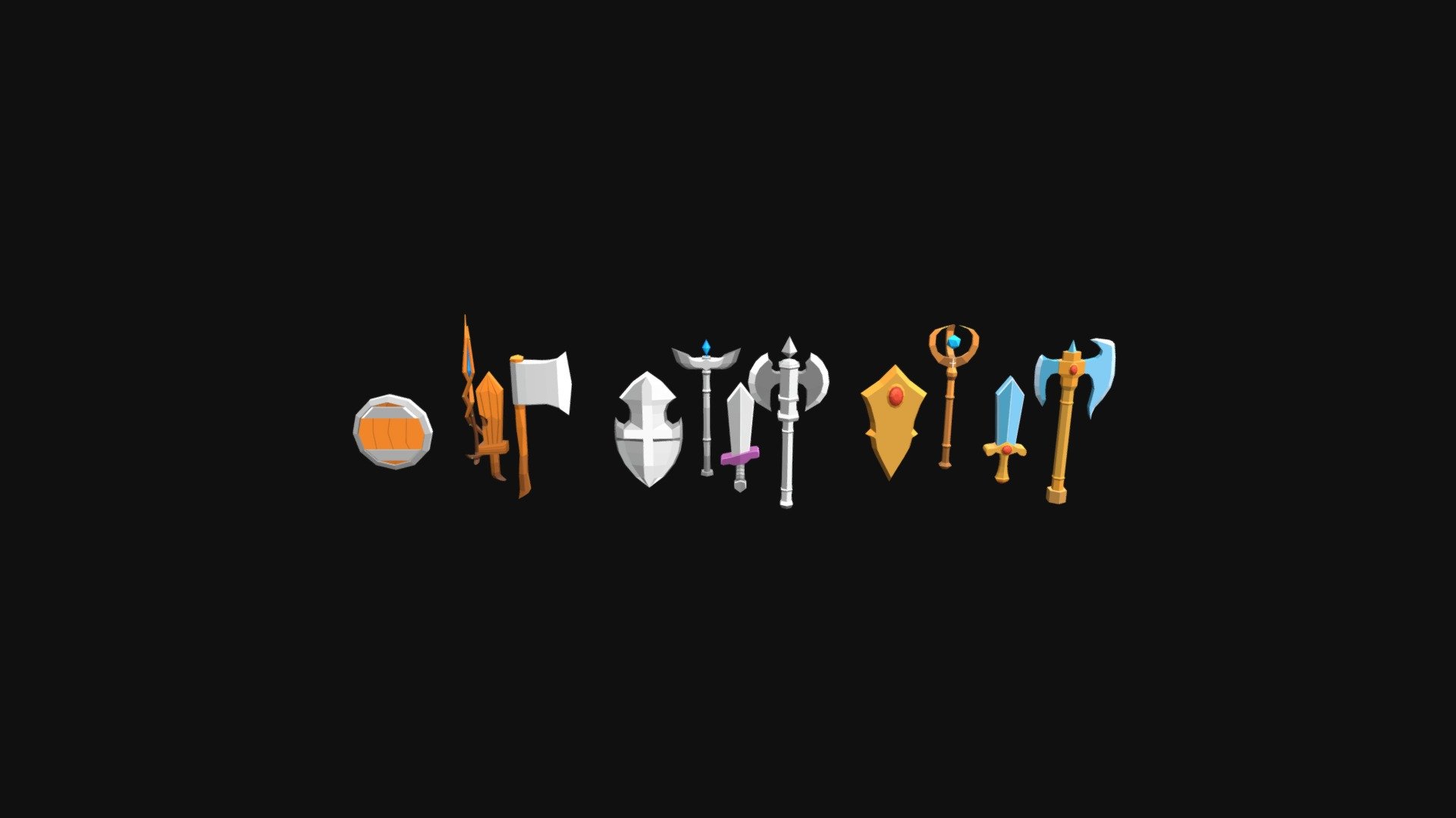 Basic weapon pack - Buy Royalty Free 3D model by Renzo Solorzano ...