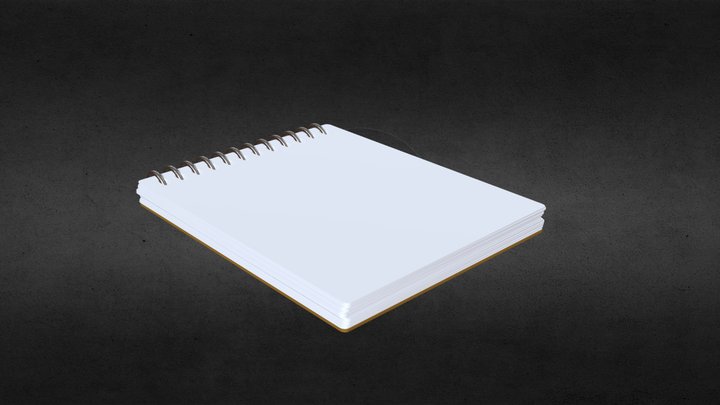 Notepad 3D models - Sketchfab