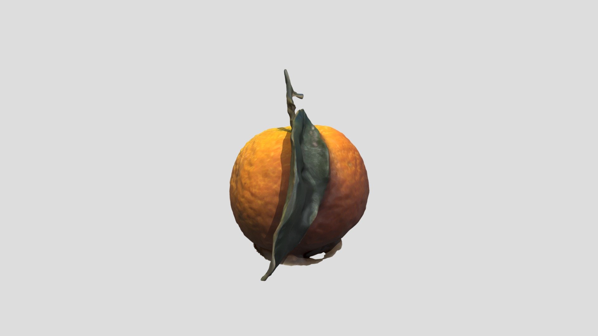 3D tangerine - 3D model by dabo4185 [6156da0] - Sketchfab