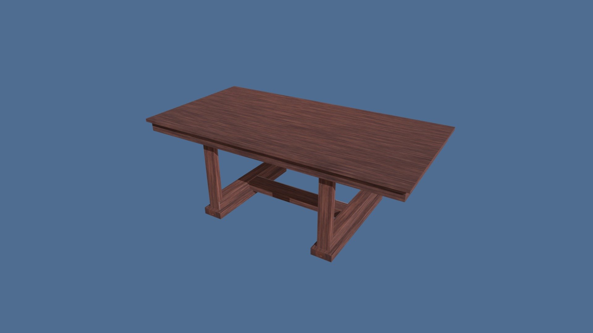 Dining Table - 3D model by Amanda Baker (@abgamedesign) [6156dcd ...