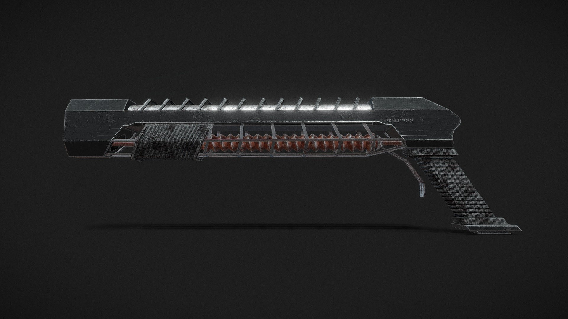 Teslapunk Shotgun - 3D model by pixelAlp [615738c] - Sketchfab