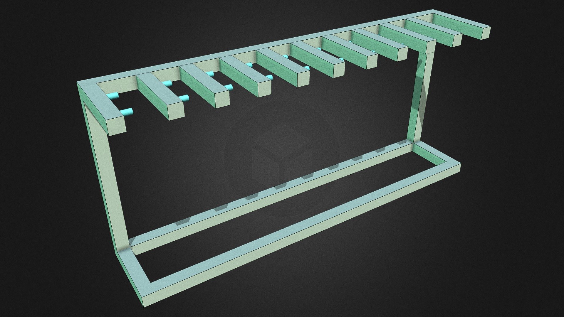 Rack Stand - 3D model by jun1209 [61582a8] - Sketchfab