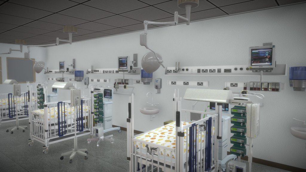 Hospital - A 3D model collection by nanakawa - Sketchfab