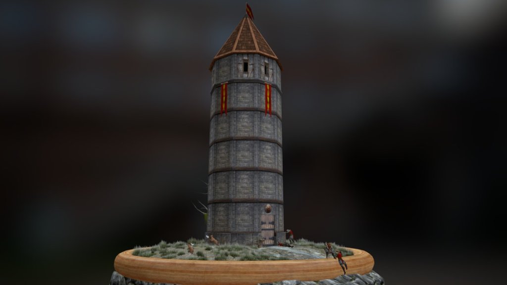 Guard Tower - 3D model by Emil (@emilwox) [615af78] - Sketchfab