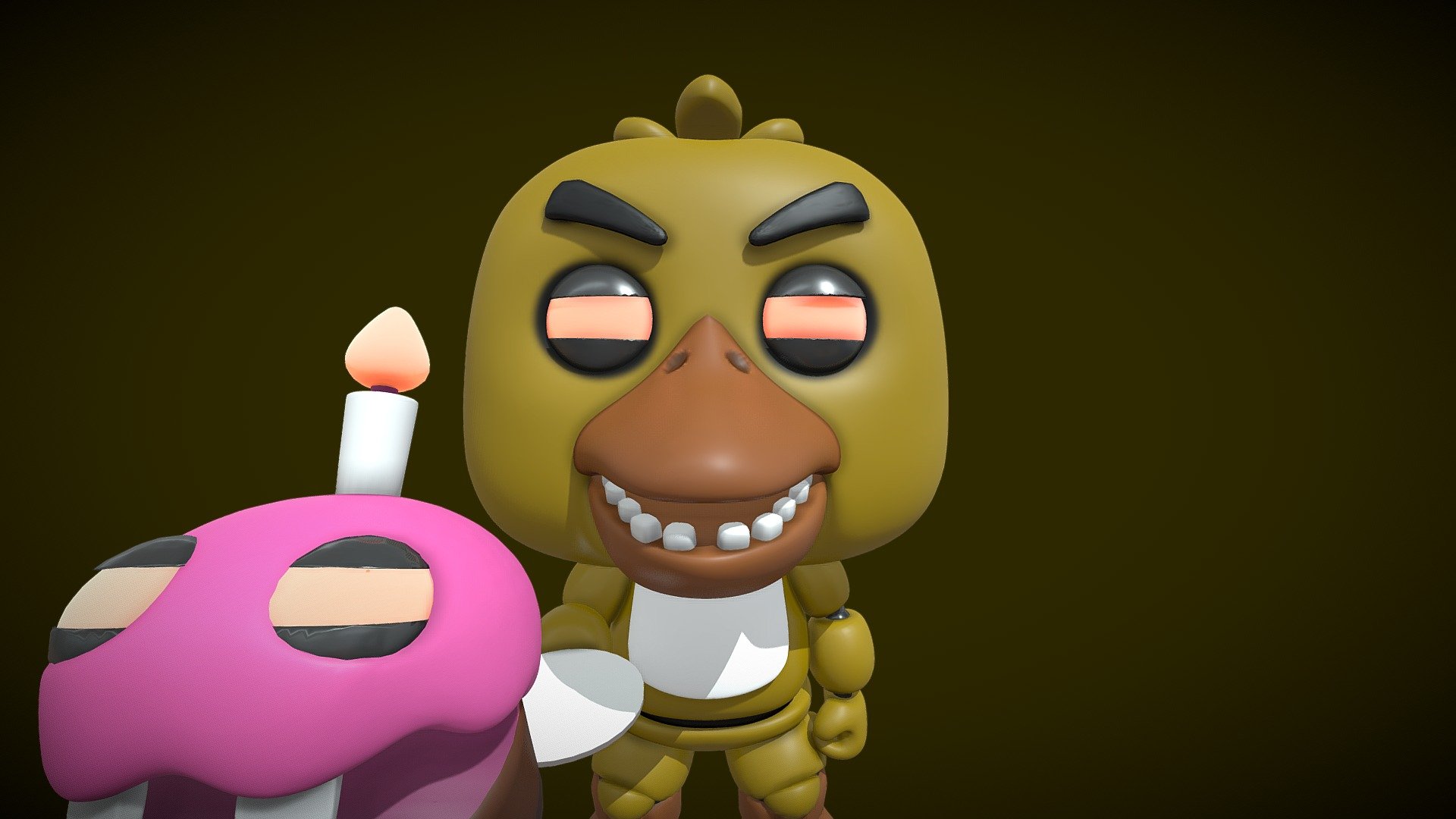 Movie Chica Funko pop! Custom - Download Free 3D model by ...