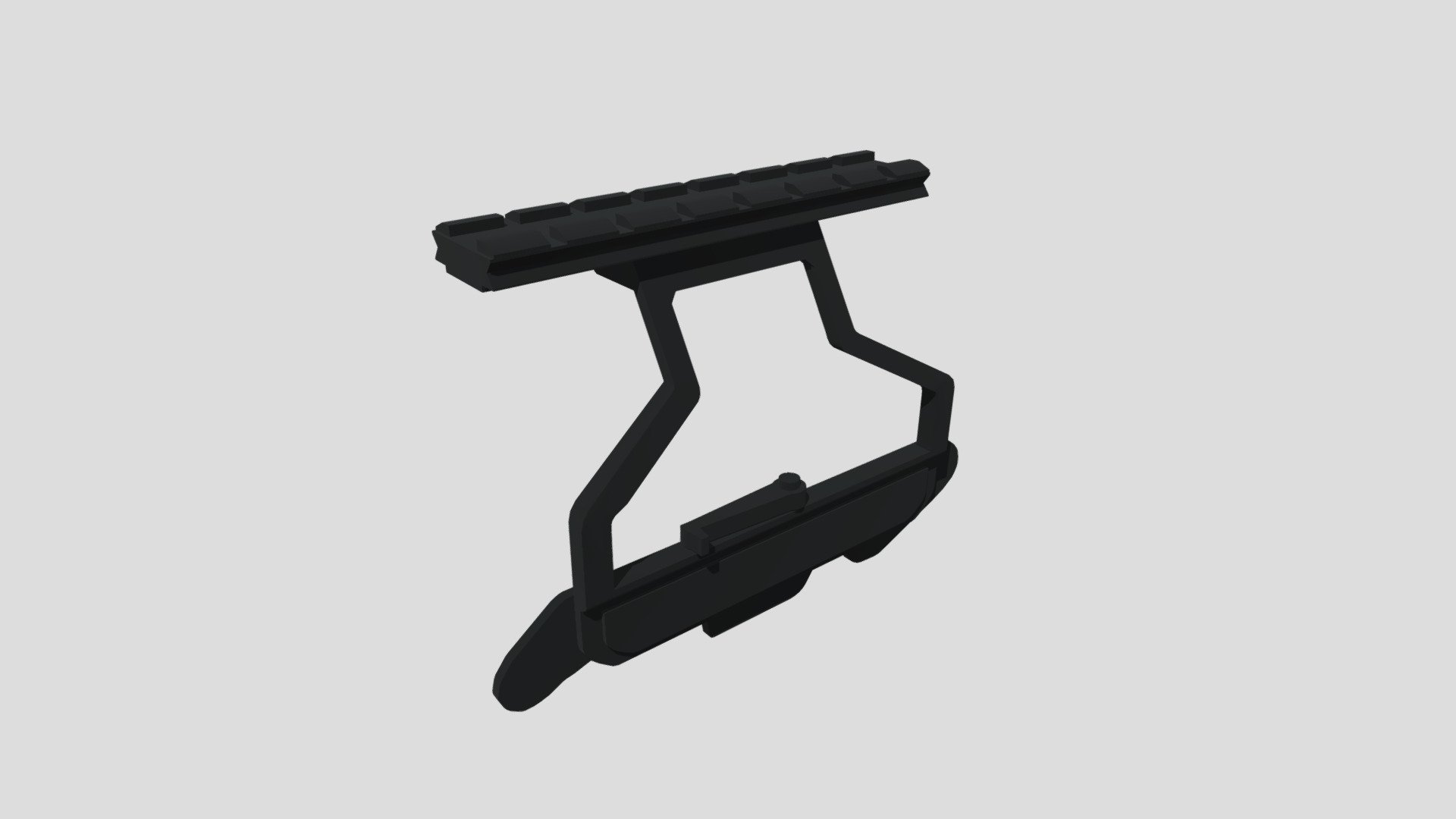 AK Optics Mount Rail (Low Poly) - Download Free 3D model by Armored ...