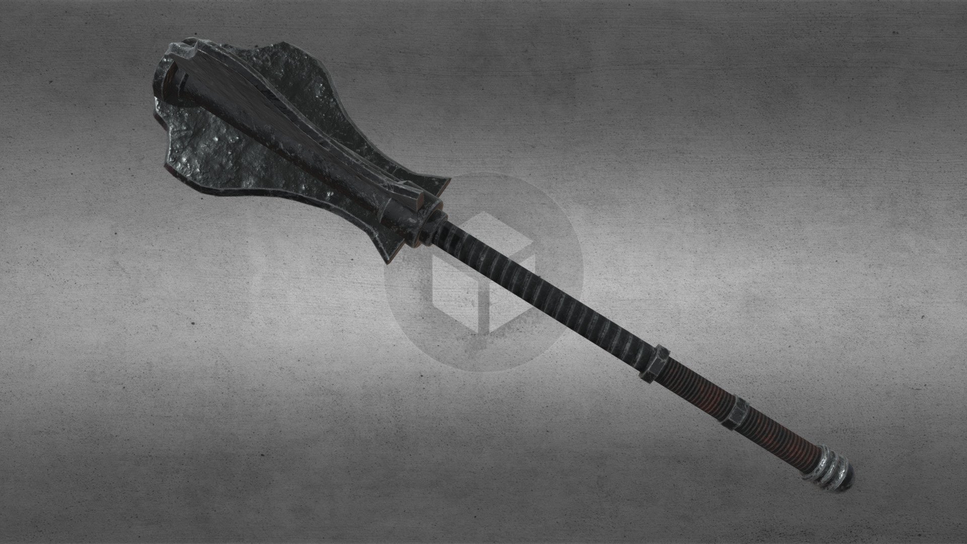Black Iron Mace - Download Free 3D model by Dr_Kryzel [615f86a] - Sketchfab